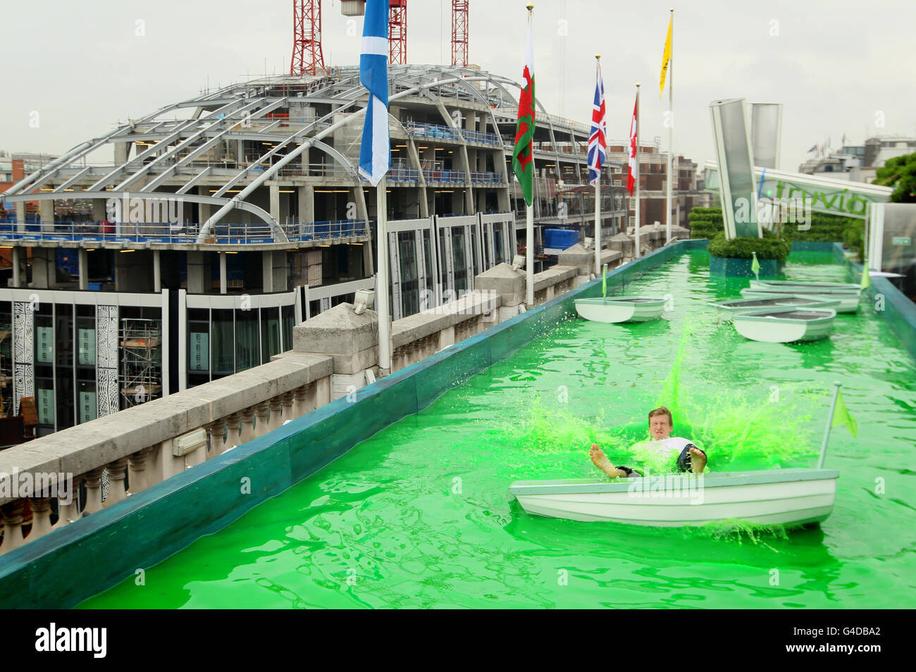 Selfridges roof top installation Stock Photo - Alamy
