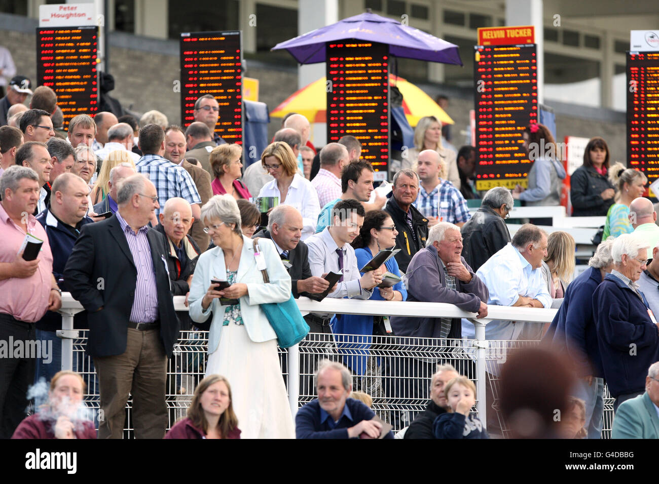 Horse Racing - Summer Race Night - Chepstow Racecourse. A general view ...