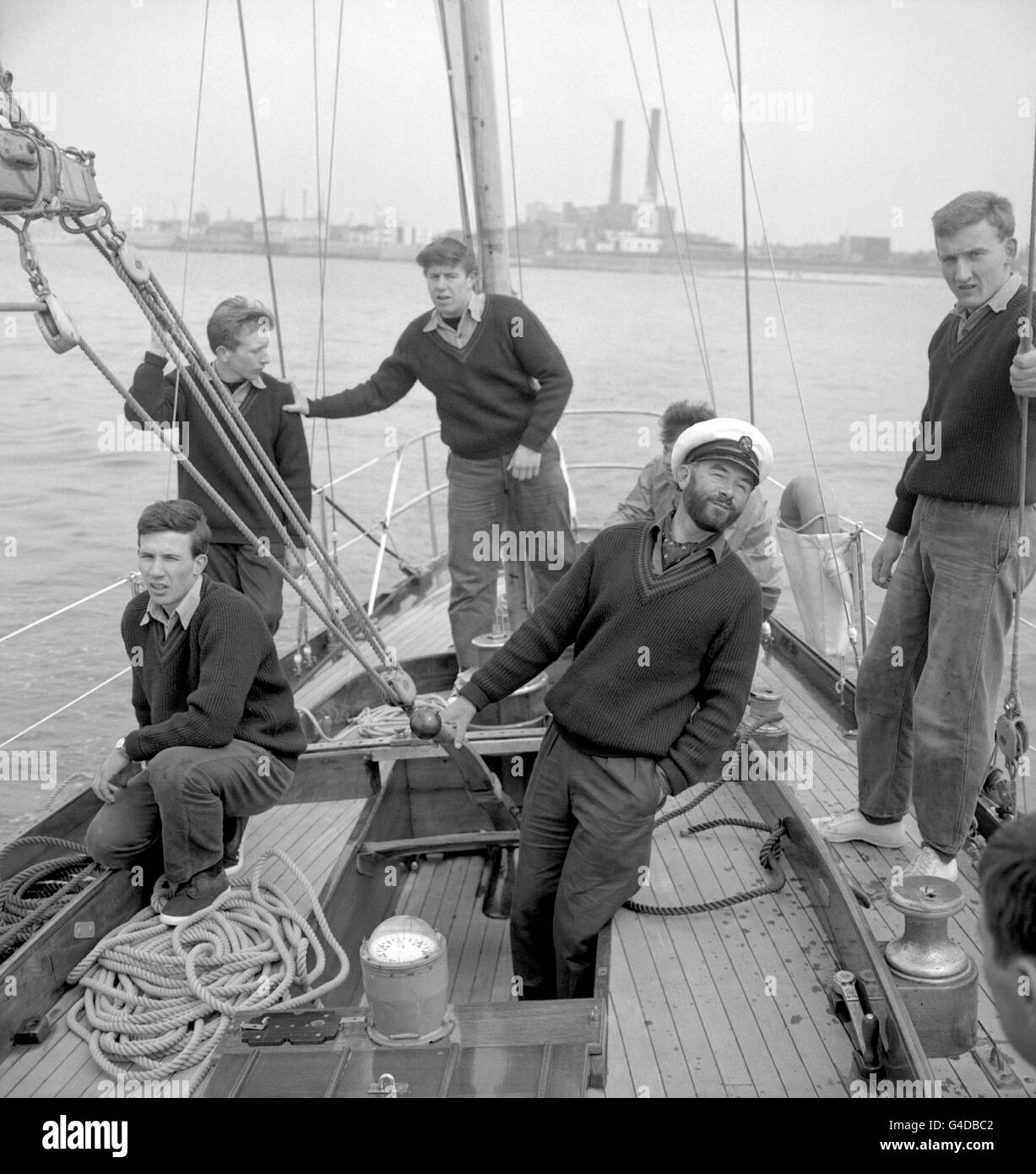 Manned by her crew of sea cadets hi-res stock photography and images ...