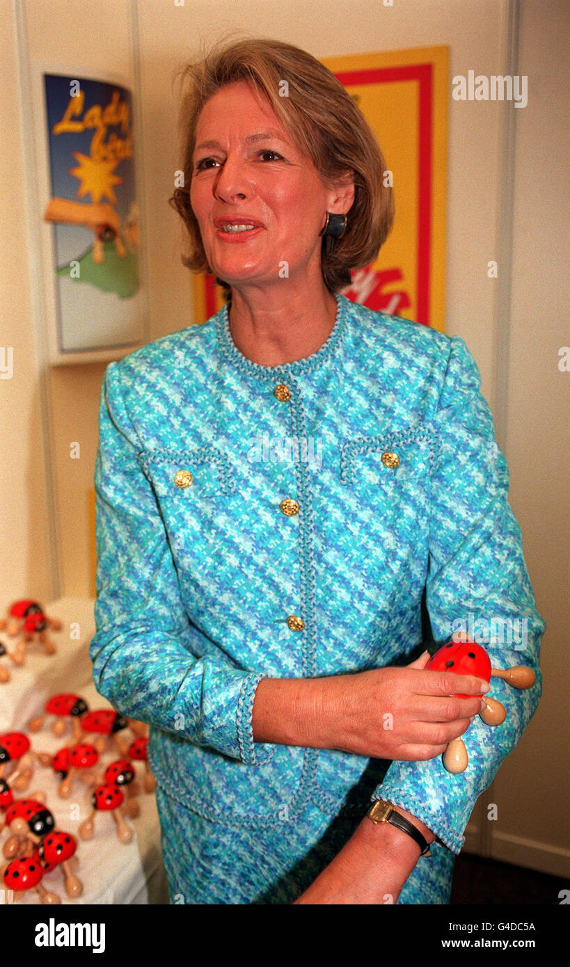 Baroness Jay, the new Minister for Women, demonstrates a Ladybird ...