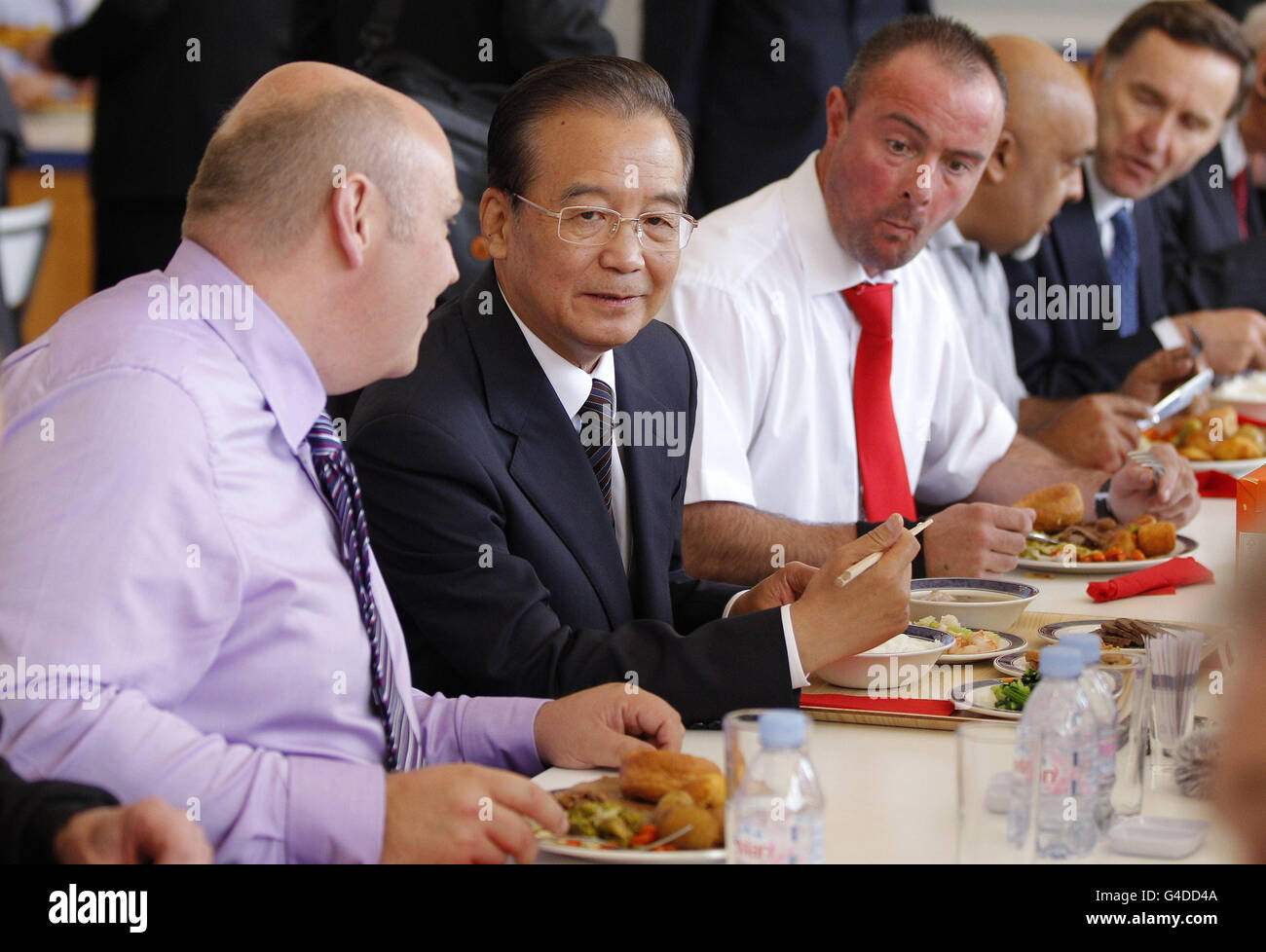 Chinese Premier Wen Jiabao visits UK Stock Photo - Alamy
