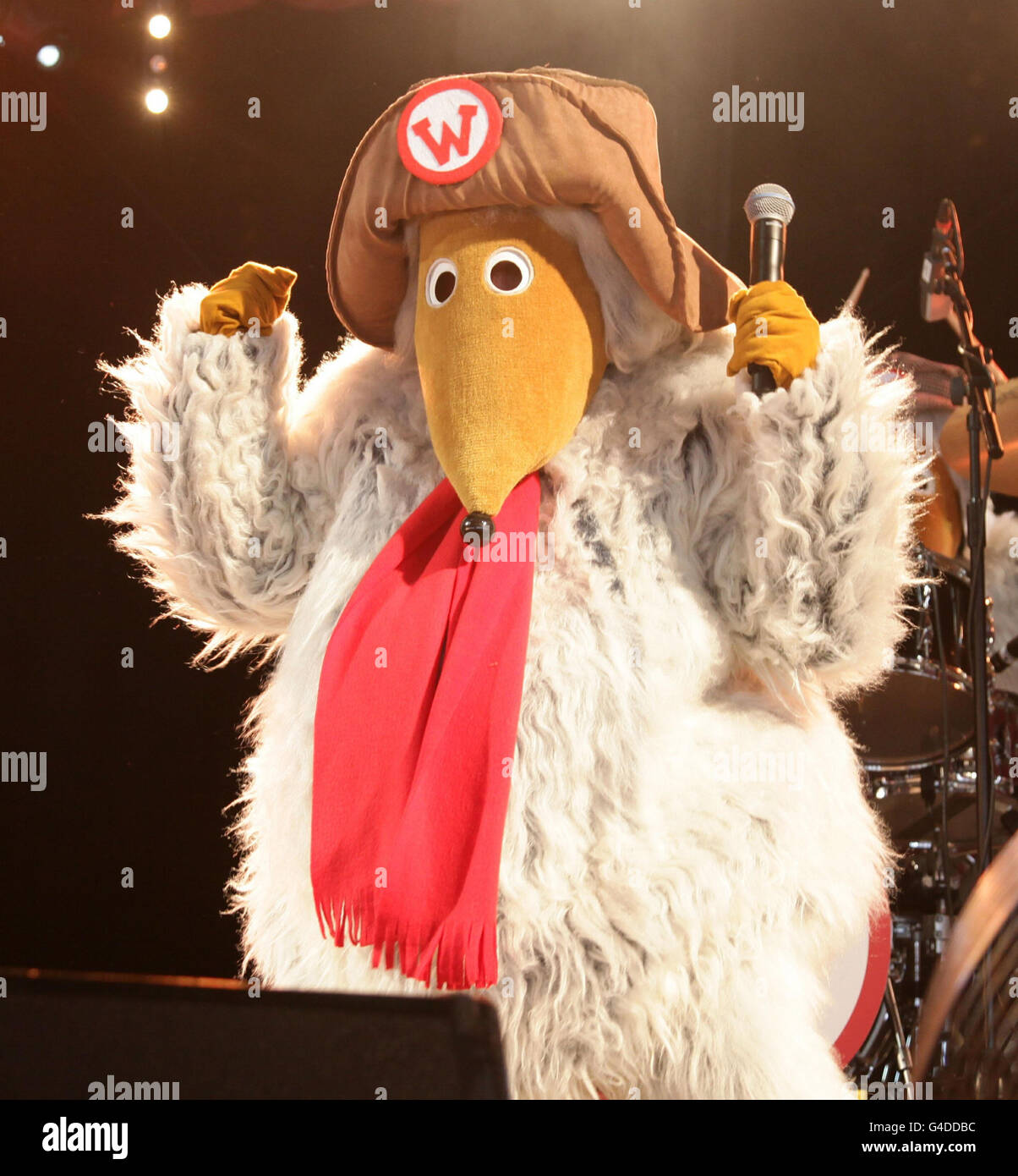 Orinoco of The Wombles performing on the Avalon Stage at the ...
