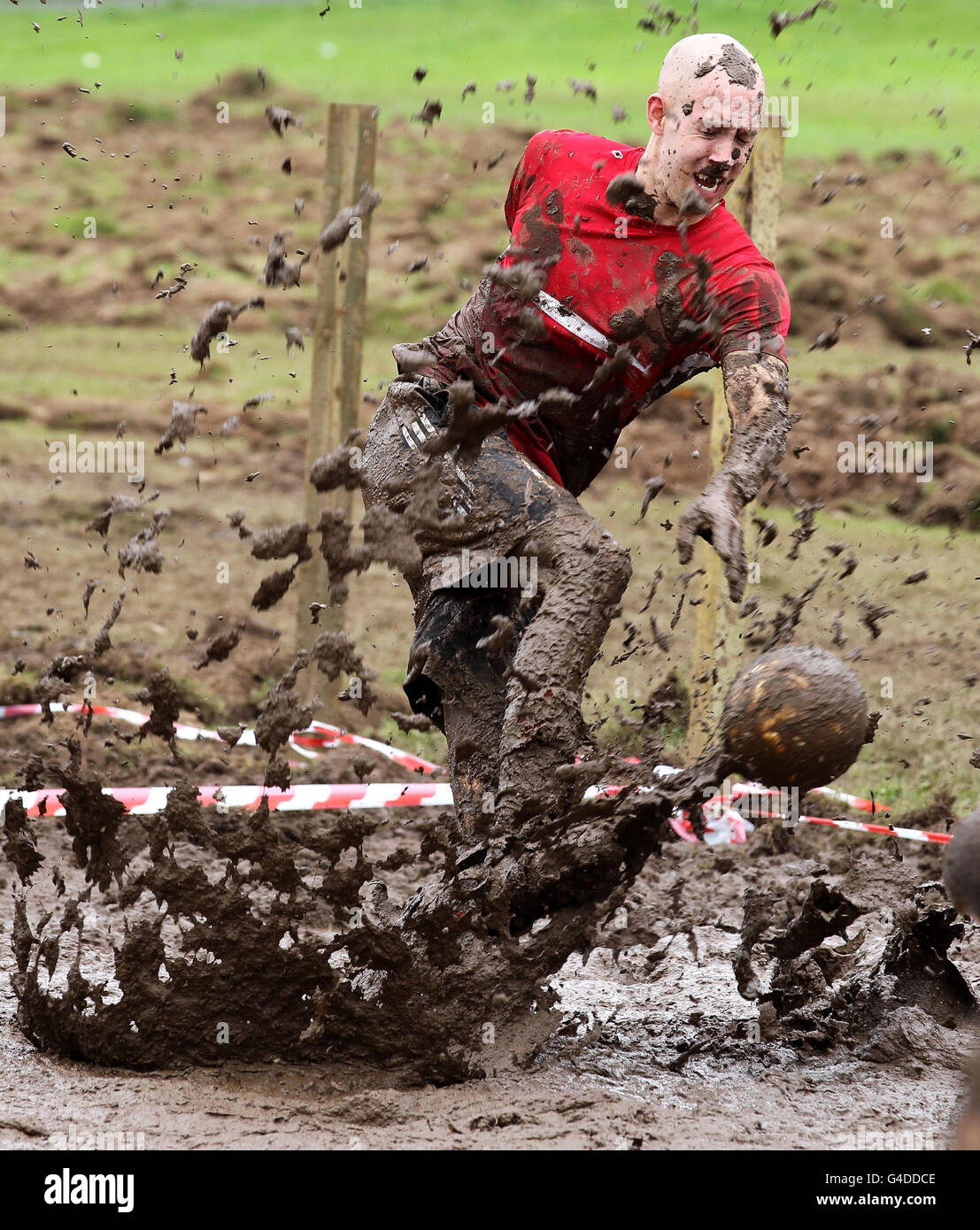 Swamp soccer World Cup. General action from the Swamp Soccer World Cup ...