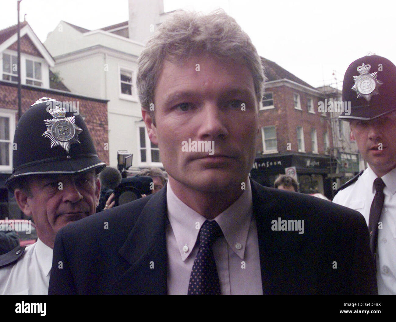 Deputy Headmaster Sion Jenkins,40, ariving at Lewes Crown Court today ...