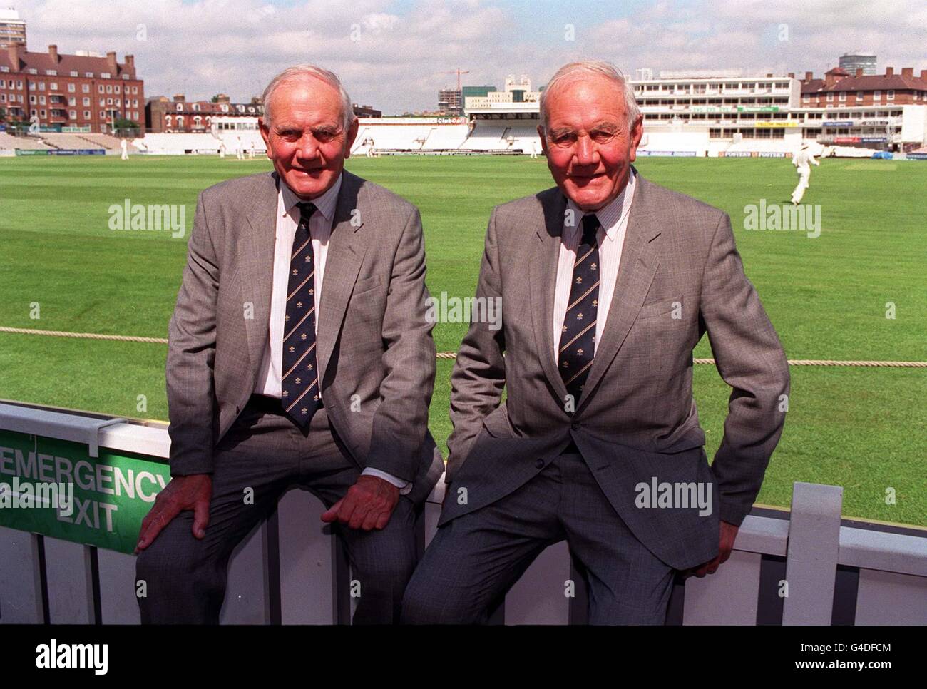 Bedser twins hi-res stock photography and images - Alamy