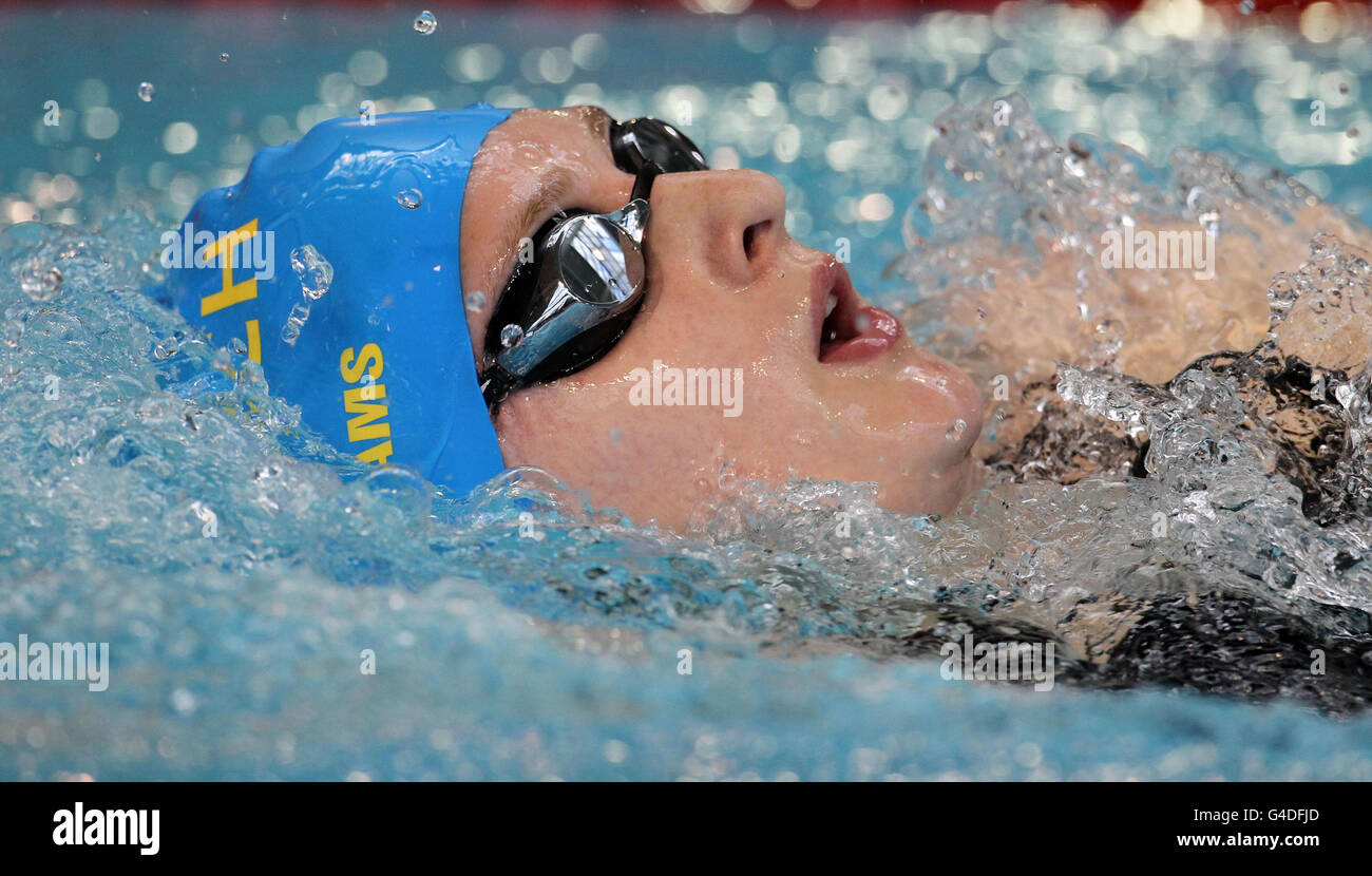 Scotland's Orla Adams competes in the Womens 200 Metre Backstroke ...