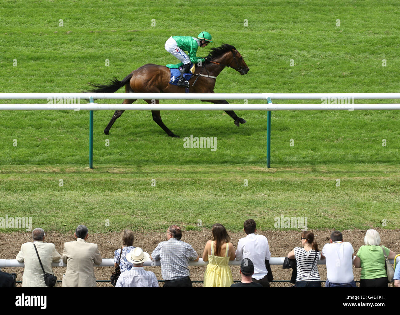 Horse Racing - Summer Season - Warwick Racecourse. Percy Jackson ridden ...