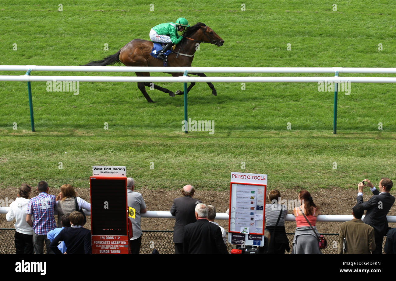 Horse Racing - Summer Season - Warwick Racecourse. Percy Jackson ridden ...