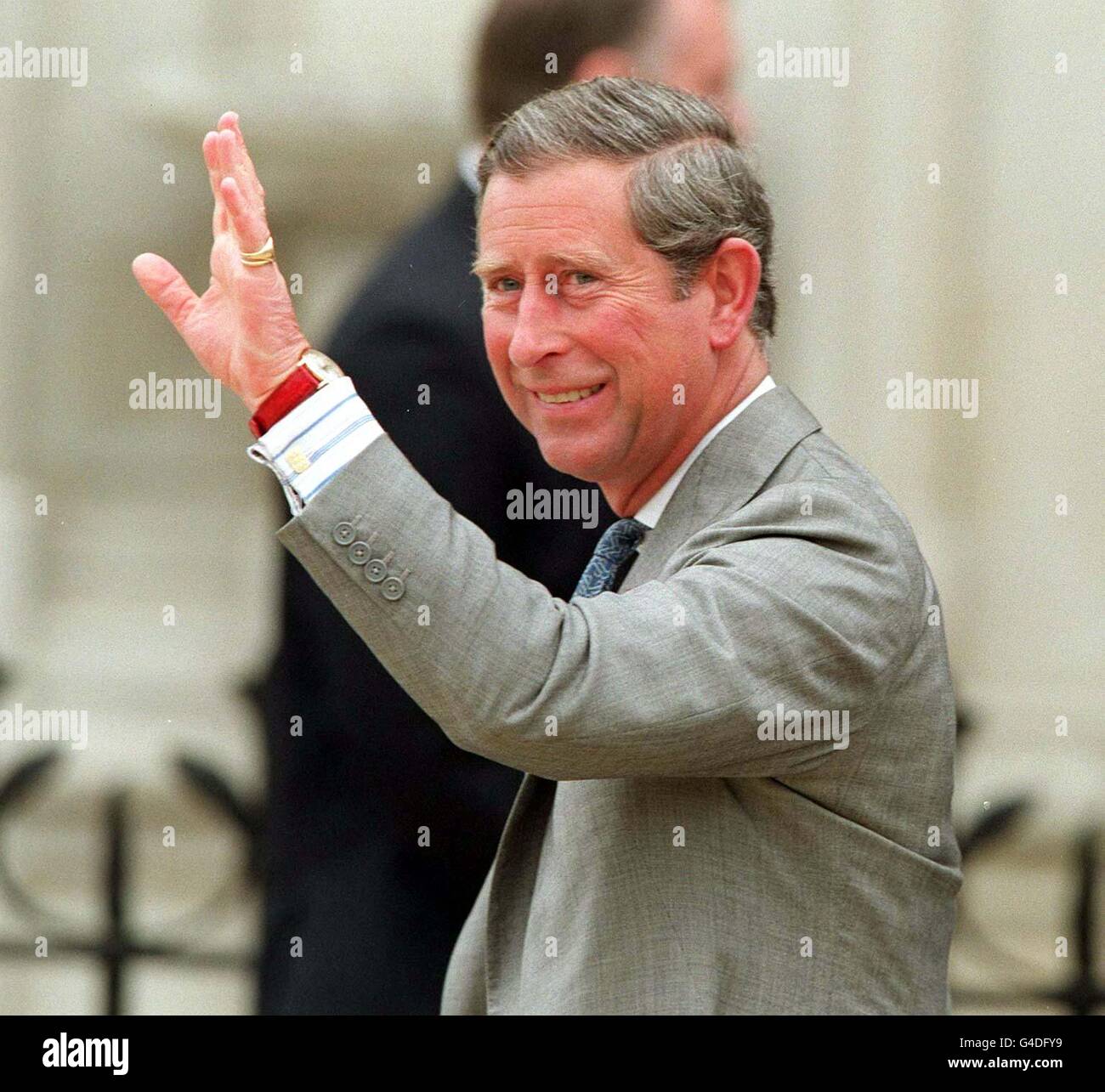 At the wedding of timothy knatchbull hi-res stock photography and ...