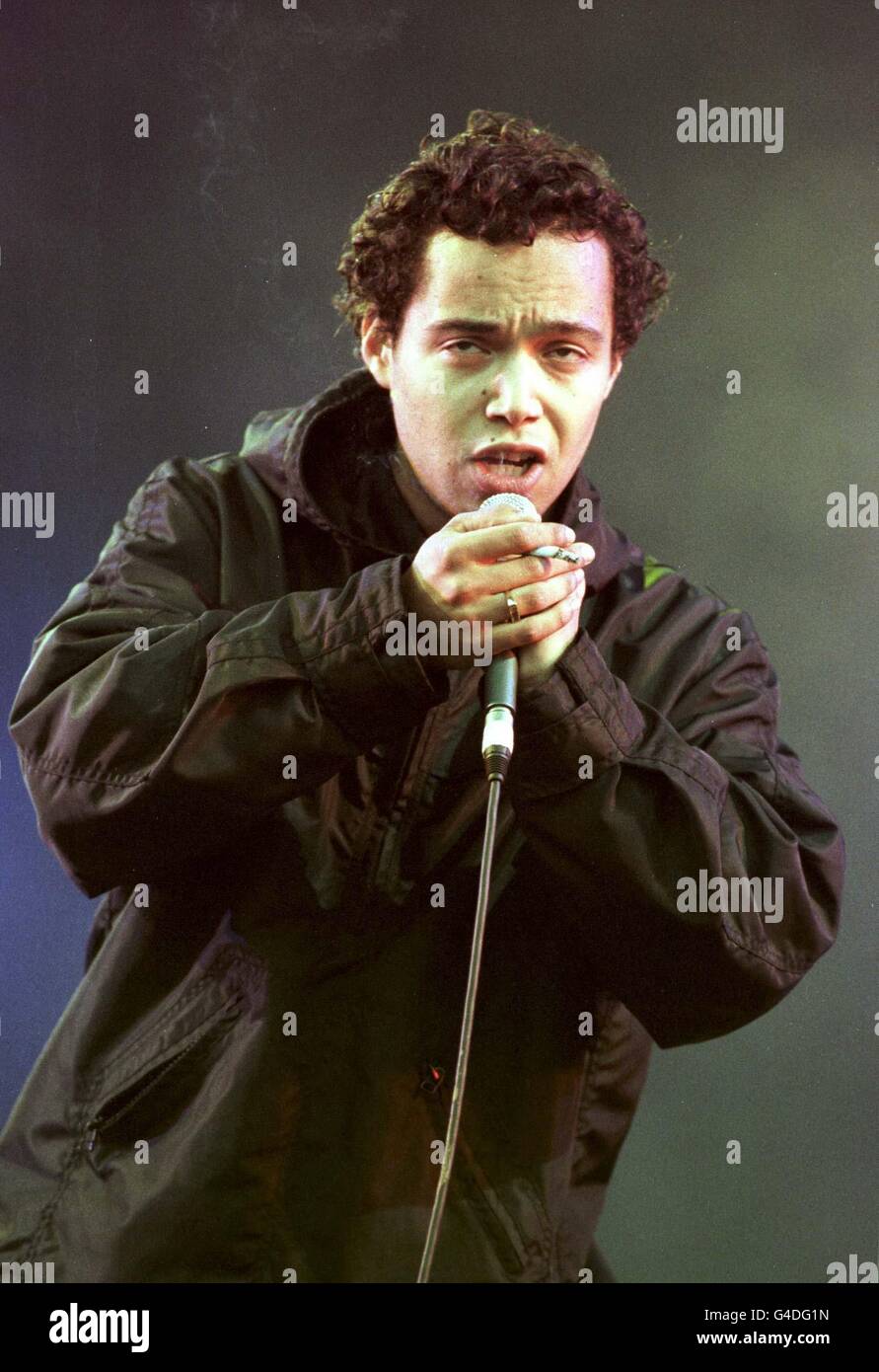 Finley Quaye on stage at the T in the park festival in Edinburgh ...