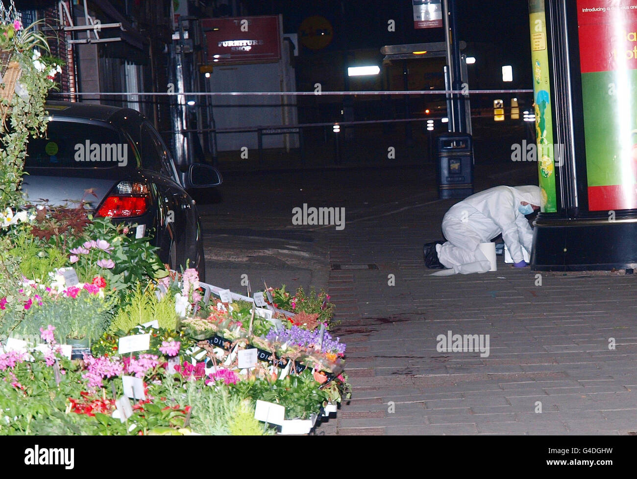 Stabbing in Welling Stock Photo - Alamy