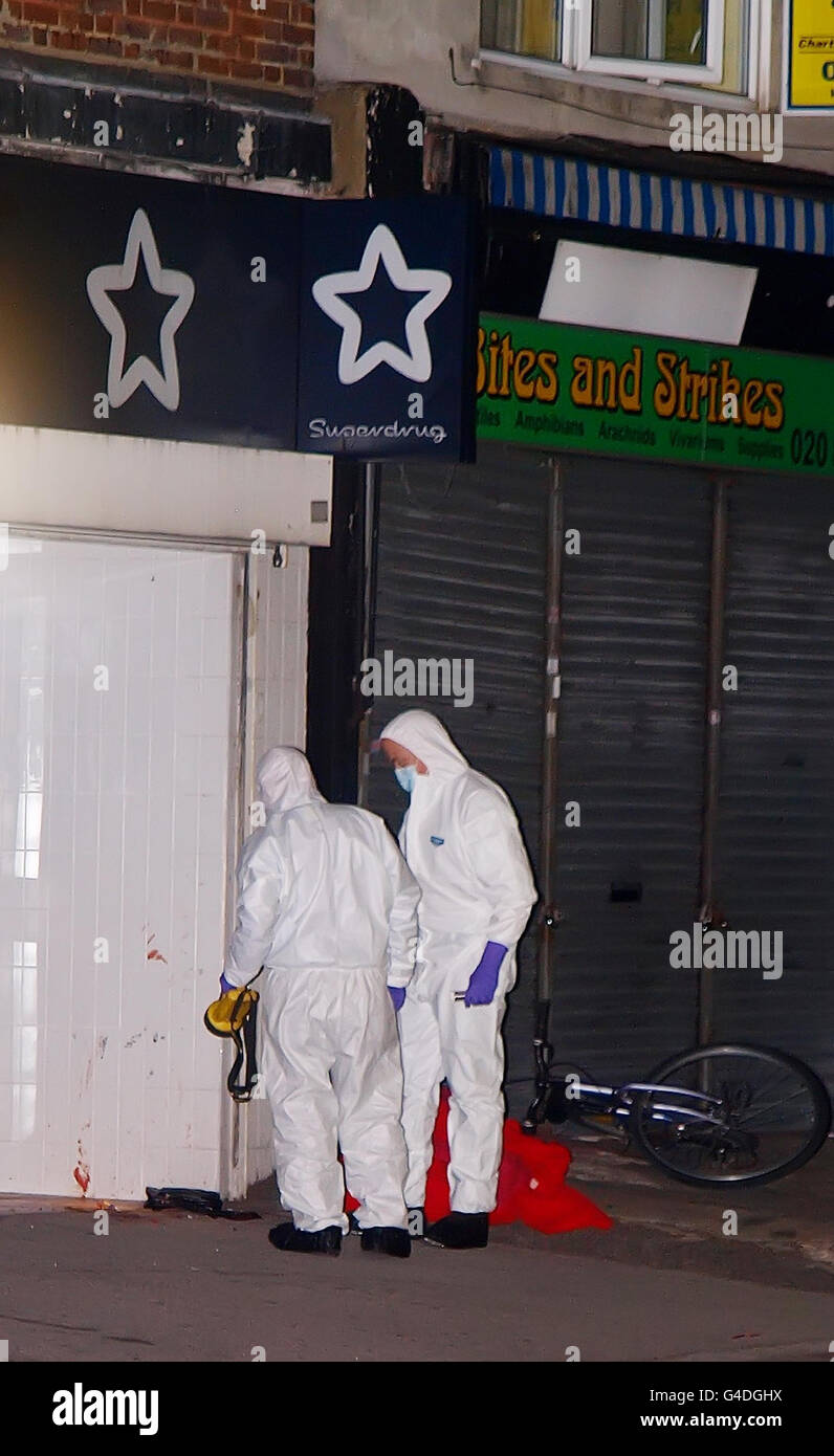 Stabbing in Welling Stock Photo - Alamy