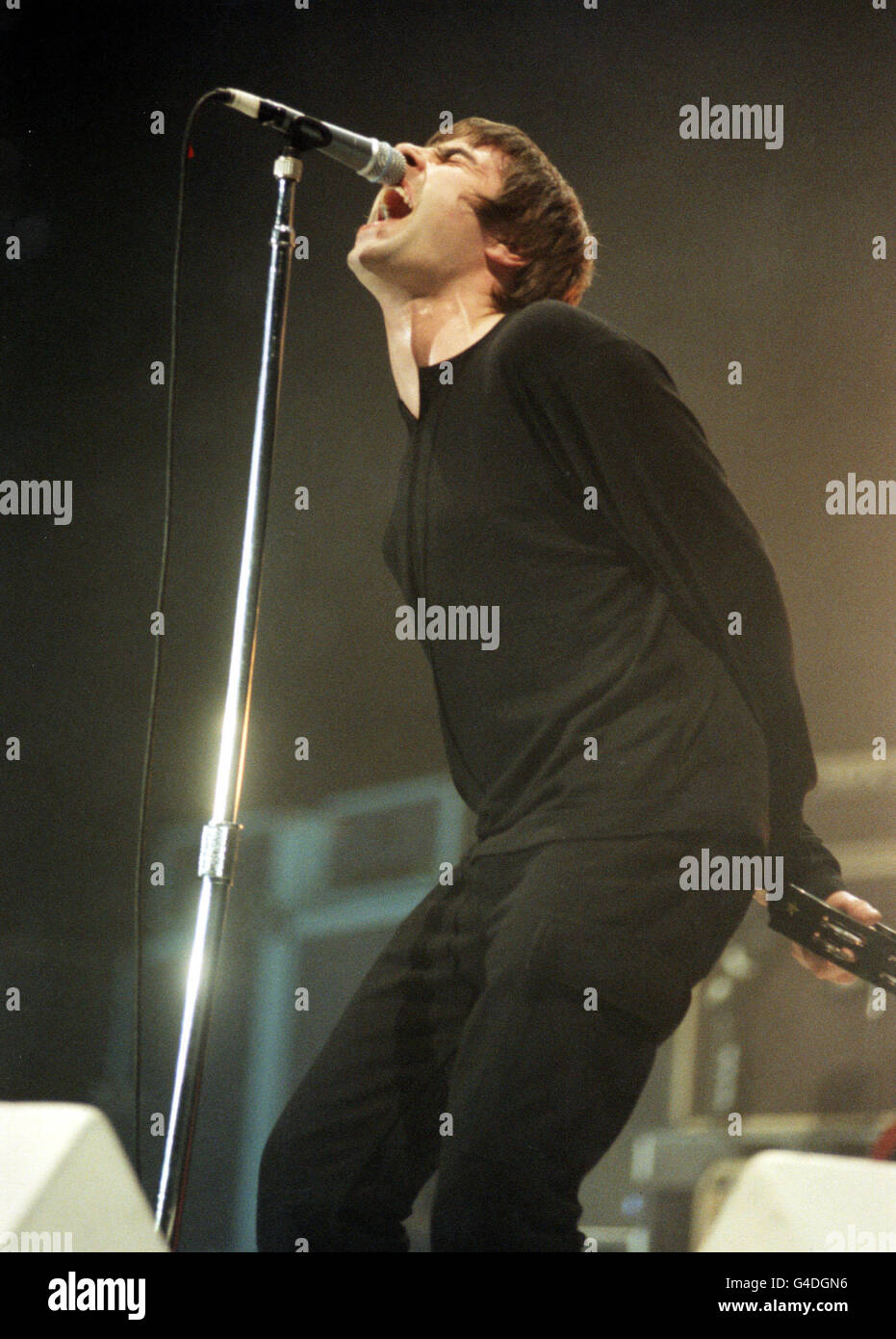 OASIS SINGER LIAM GALLAGHER Stock Photo - Alamy