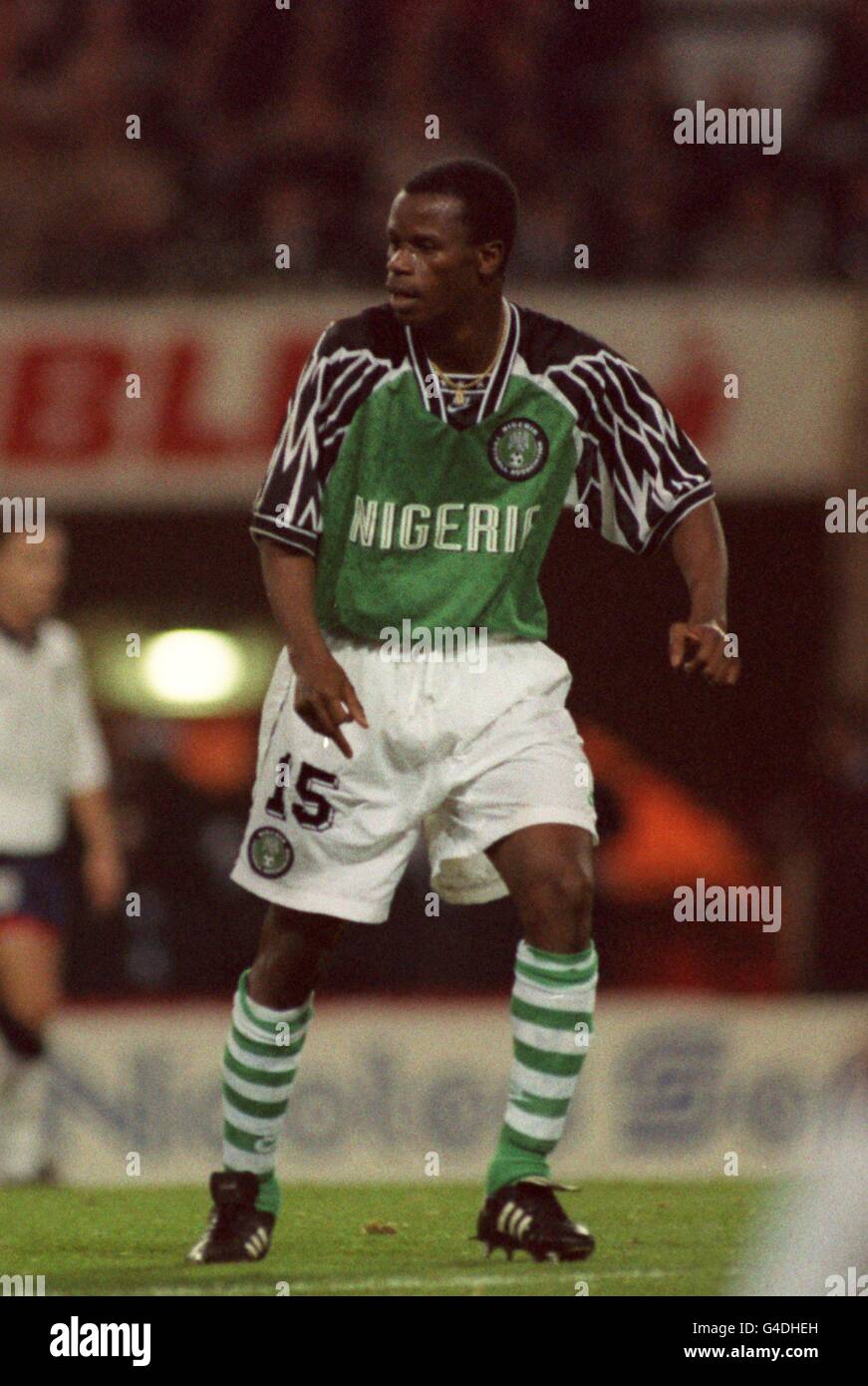 SOCCER. MUTIU ADEPOJU, NIGERIA Stock Photo - Alamy