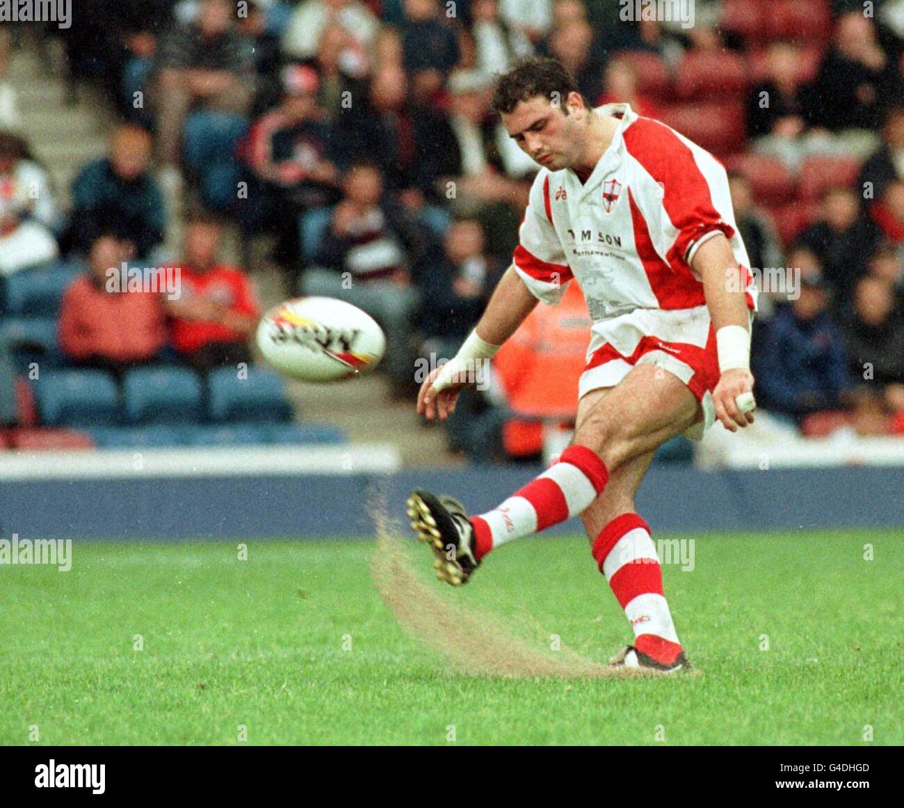 RUGBYL England conversion Stock Photo - Alamy