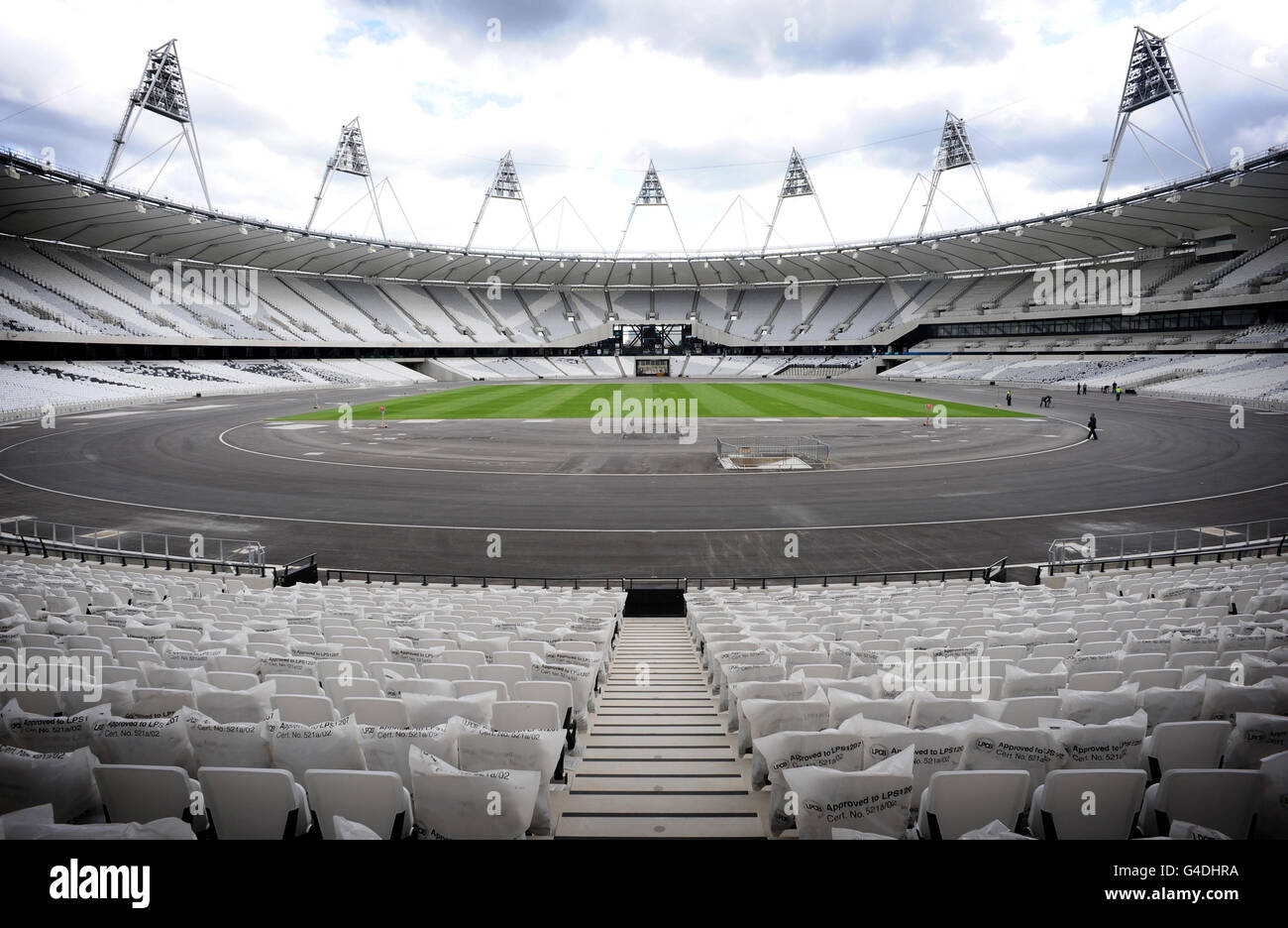 Police exercise at Olympic Stadium Stock Photo - Alamy