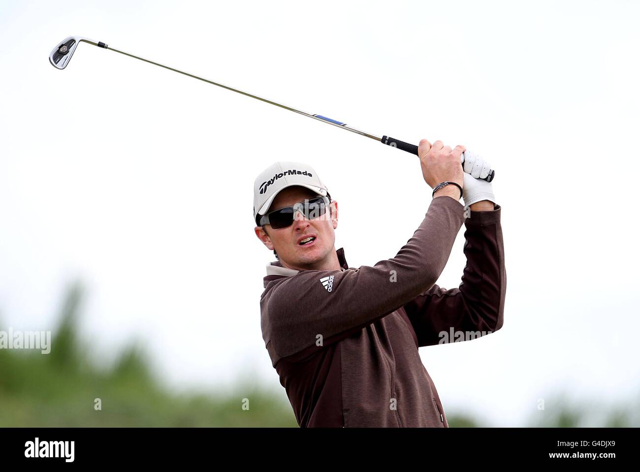 England's Justin Rose in action during Day One of the Barclays Scottish ...