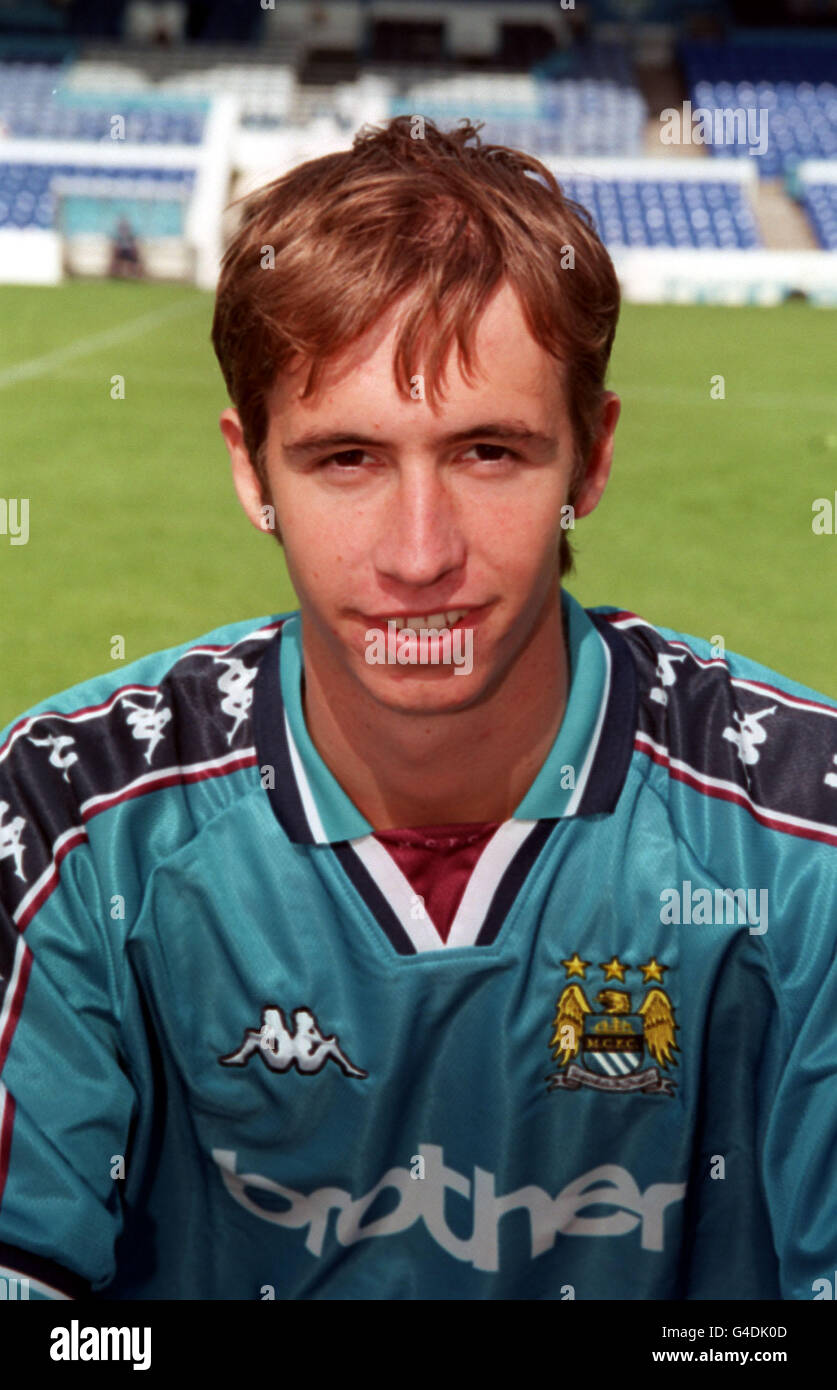 PA NEWS 22/7/98 STEPHEN RIMMER, MEMBER OF THE MANCHESTER CITY FOOTBALL ...