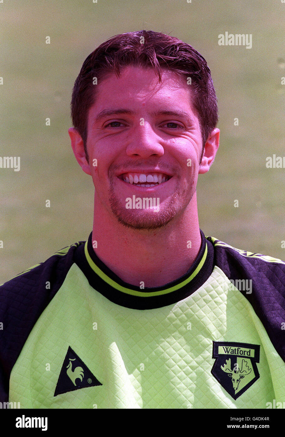 WATFORD FC. CHRIS DAY, GOALKEEPER OF WATFORD FOOTBALL CLUB Stock Photo ...