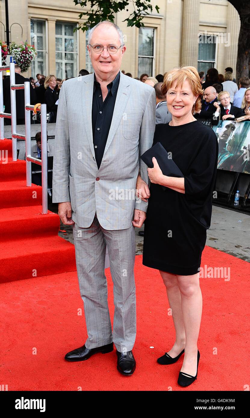 Jim Broadbent and wife Anastasia arriving for the world premiere of ...