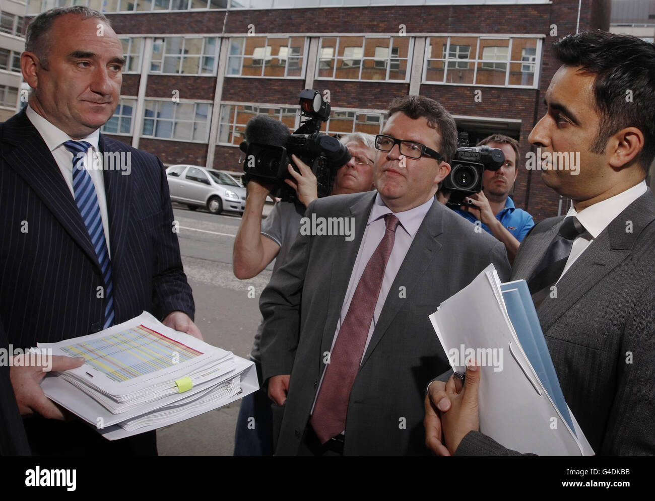 Aamer Anwar Solicitor for Tommy Sheridan (right) and Tom Watson MP ...