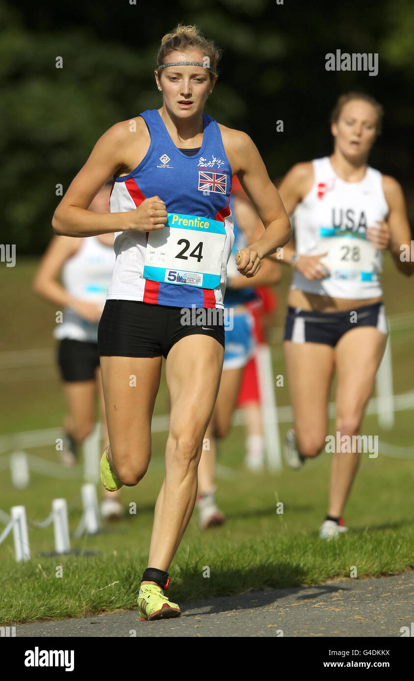Great Britain's Freyja Prentice competes in the Combined Running ...