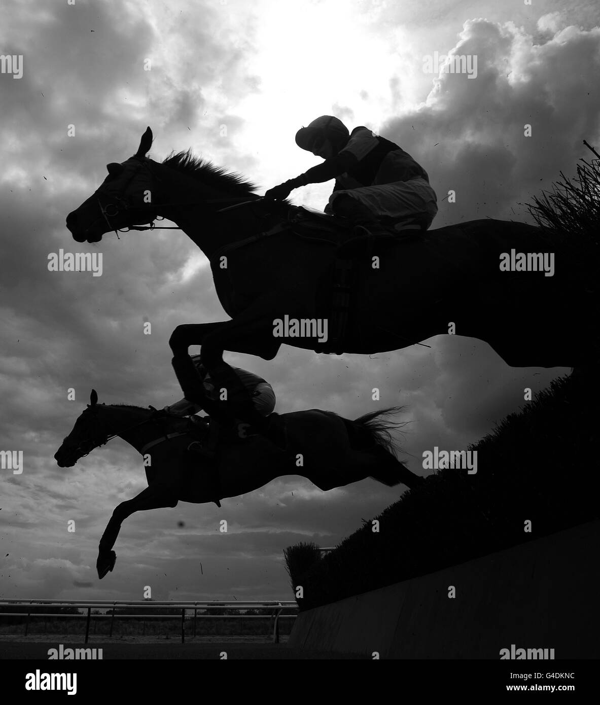 Horse Racing Family Fun Day Southwell Racecourse High Resolution Stock ...