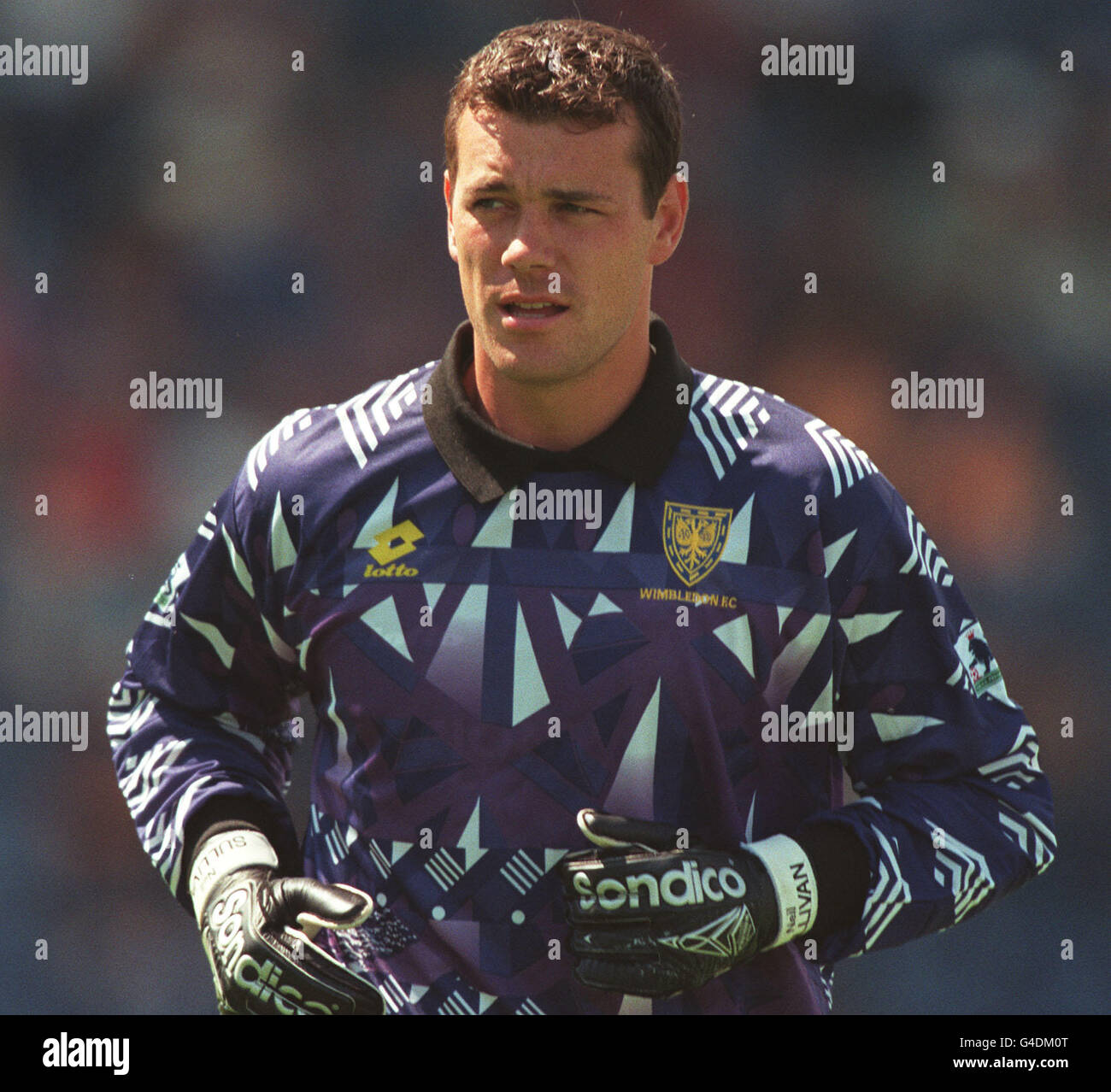 PA NEWS PHOTO 1/8/98 NEIL SULLIVAN OF WIMBLEDON FOOTBALL CLUB Stock ...