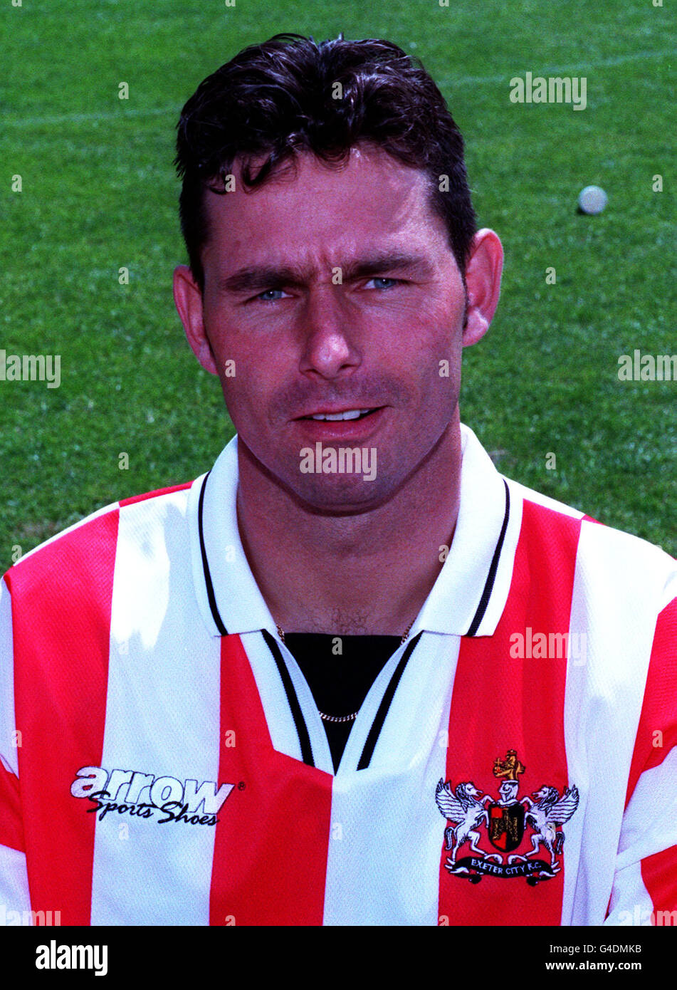 DARRAN ROWBOTHAM OF EXETER CITY FOOTBALL CLUB Stock Photo - Alamy