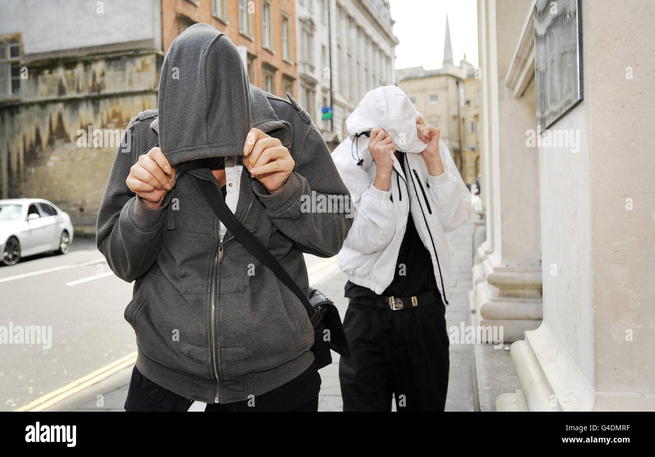Charlotte Rees-Smith (left), 19, and Andrew Marshall, 21, outside ...