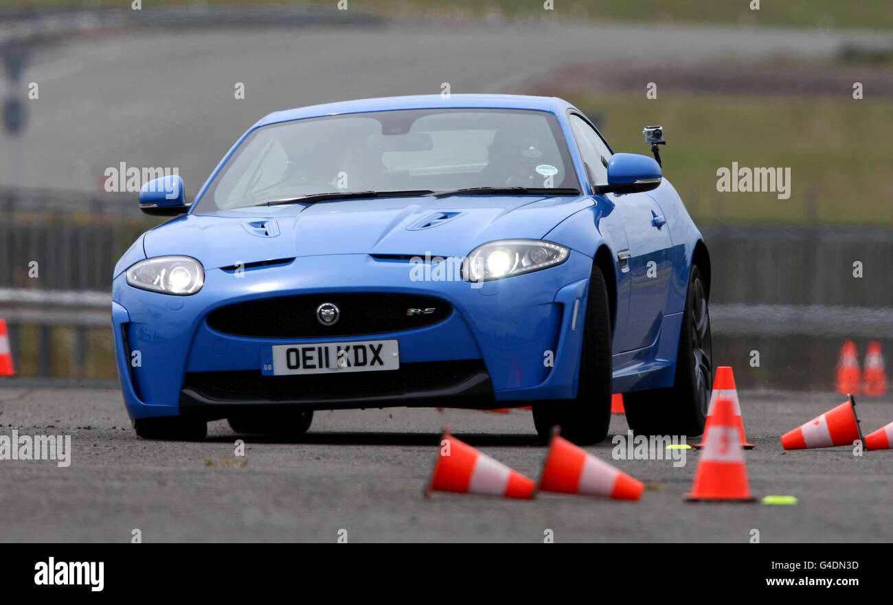 Cricket - England Photocall - Jaguar Gaydon Test Track Stock Photo - Alamy