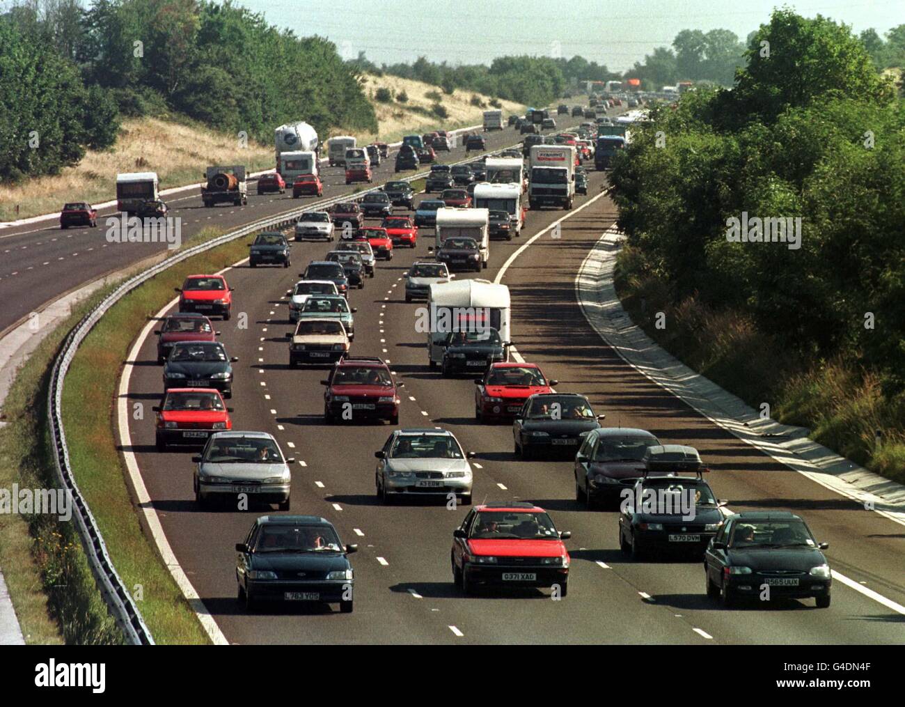 Heavy traffic on southbound m5 hi-res stock photography and images - Alamy