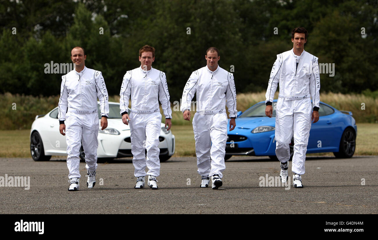 England cricket teammates Jonathan Trott, Eoin Morgan, Andrew Strauss ...