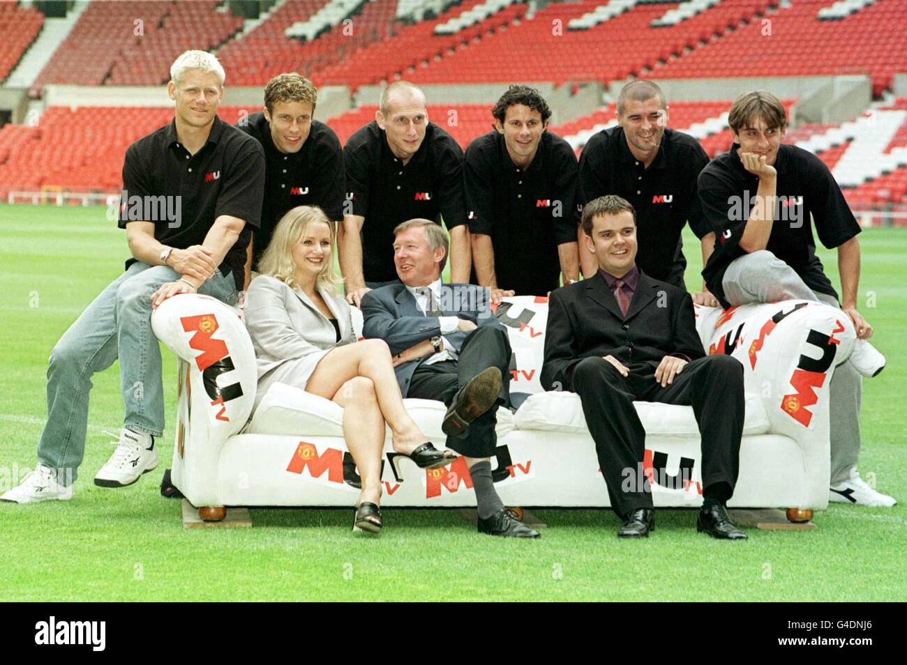 Manchester United manager Alex Ferguson launches MUTV at Old Trafford ...