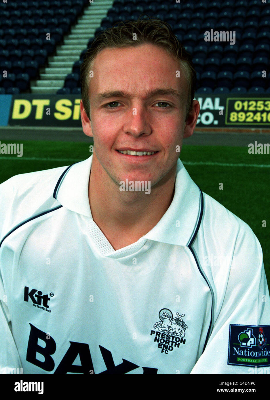 PAUL MCKENNA OF PRESTON NORTH END FOOTBALL CLUB. PAUL MCKENNA OF ...