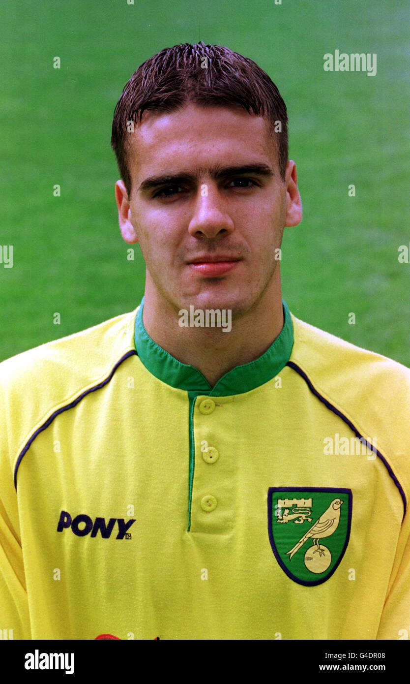 Football. LEE MARSHALL OF NORWICH CITY FOOTBALL TEAM Stock Photo - Alamy