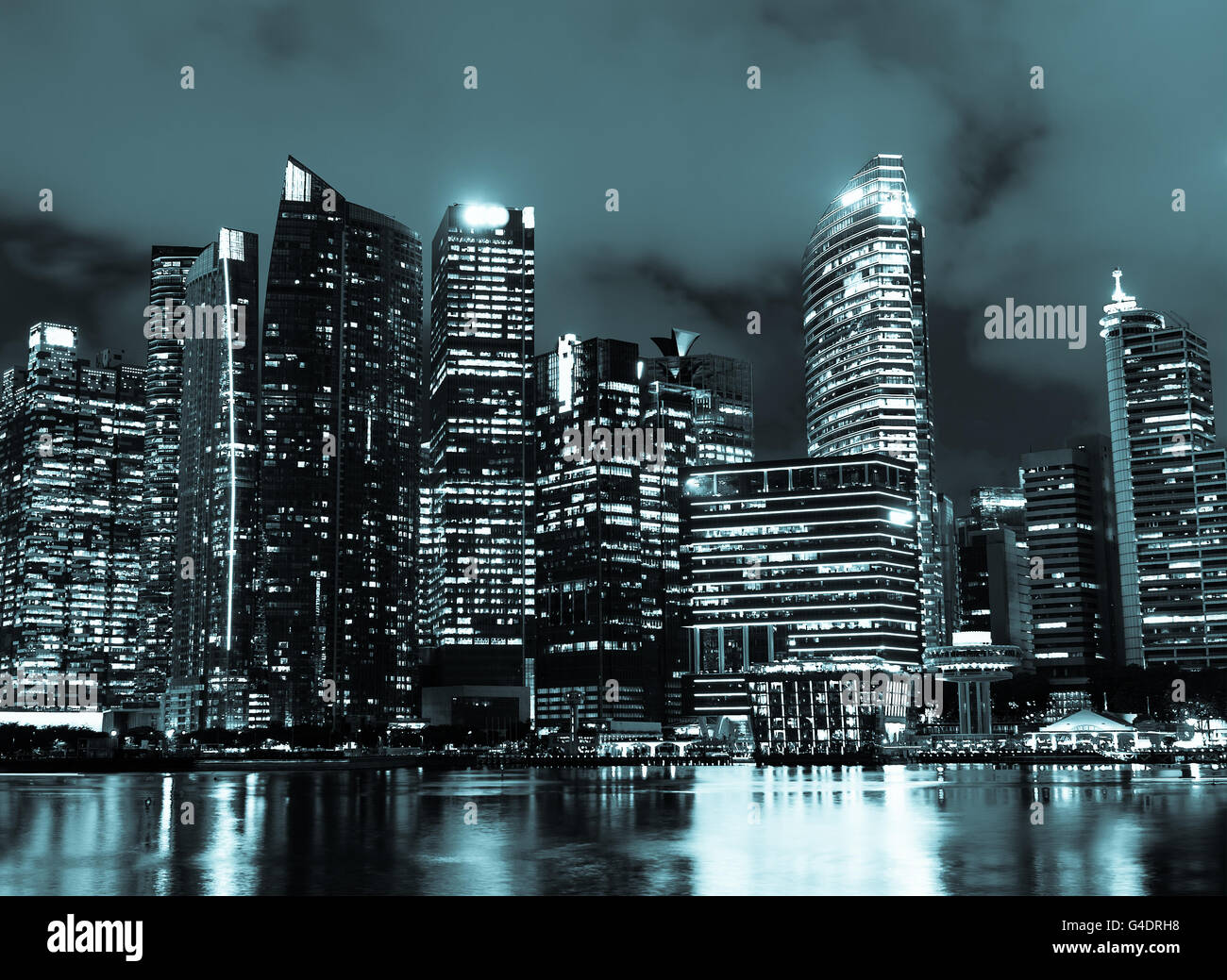 The cityscape architecture building business metropolis concept Stock ...