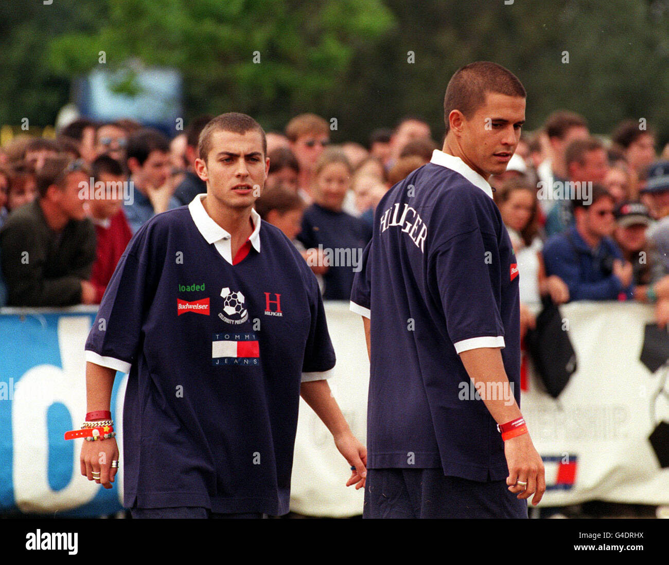 ACTORS PAUL DANAN & JEREMY EDWARDS FROM "HOLLYOAKS" DURING A CELEBRITY ...