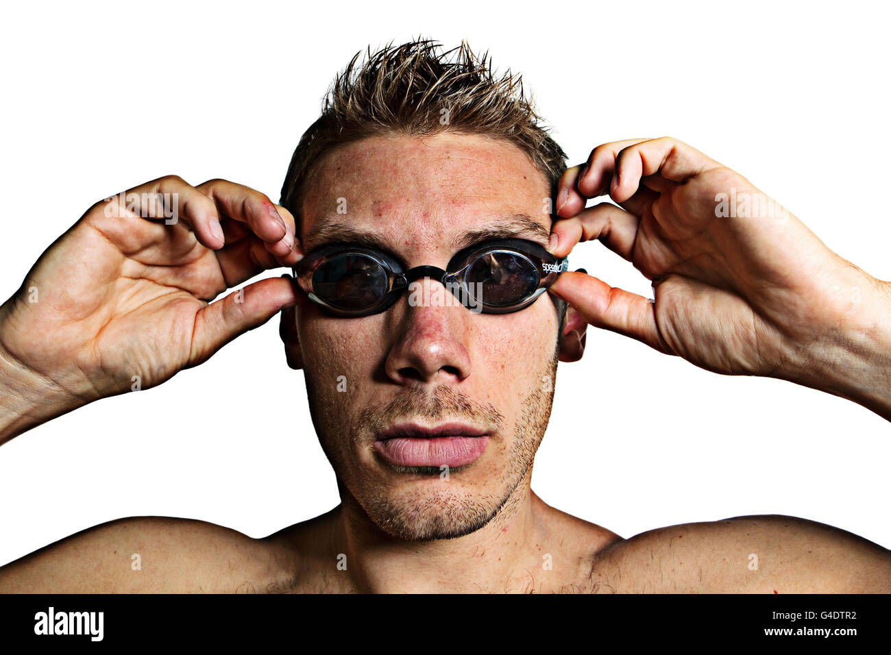 Studio portrait headshot head shot goggles hi-res stock photography and ...