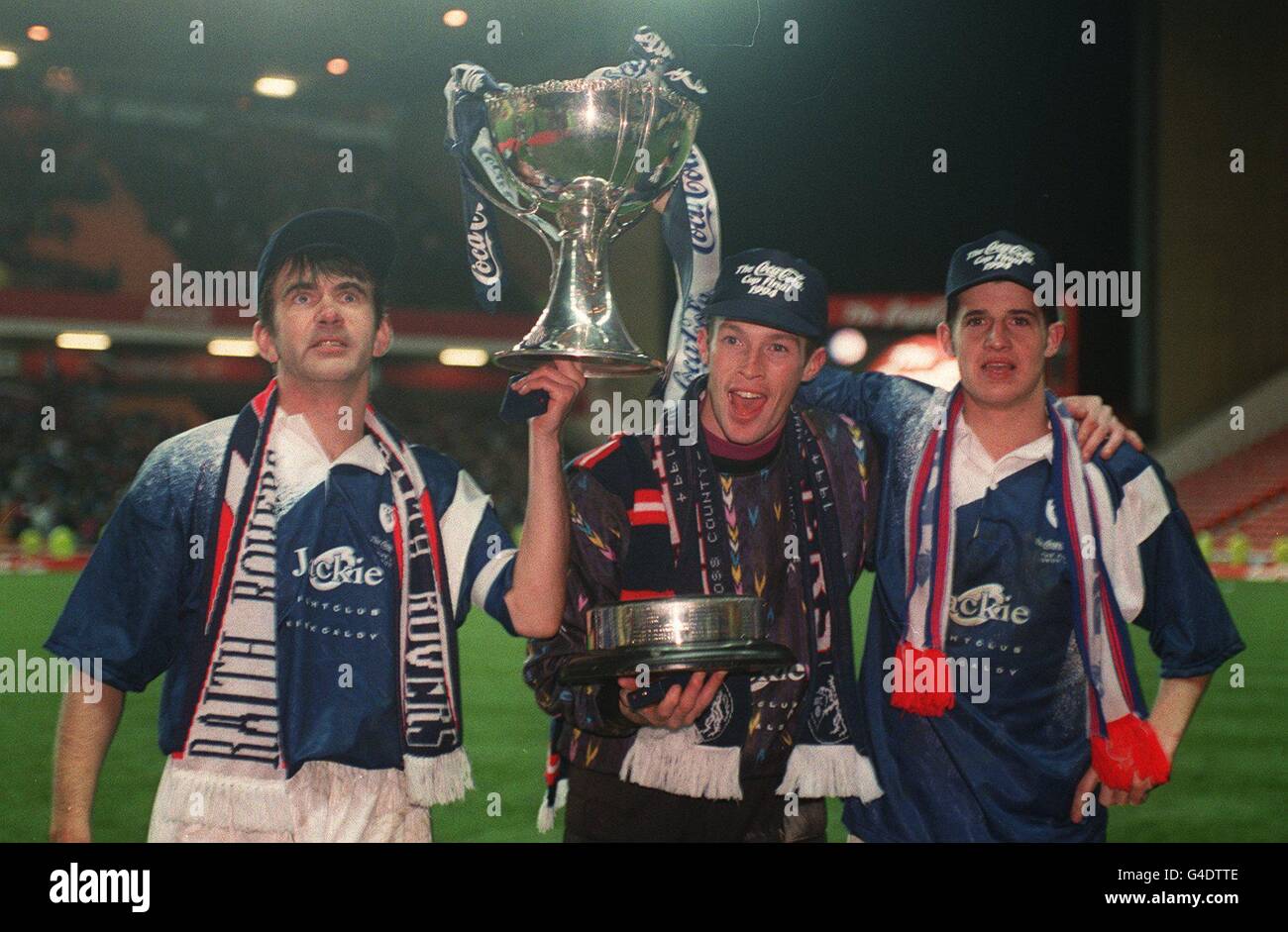 Scottish coca cola cup final soccer raith rovers v celtic hi-res stock ...