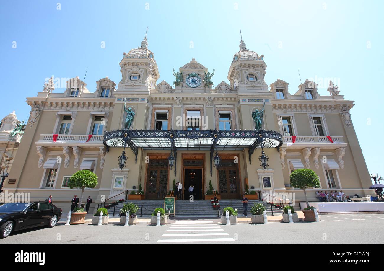 Monaco Travel Stock. A view of the Monte Carlo Opera House Stock Photo ...