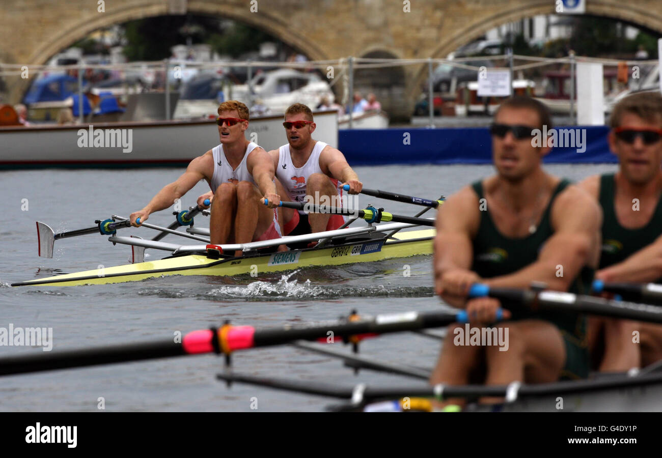 Rowers Matthew Wells and Marcus Bateman wins the Double Sculls Final ...