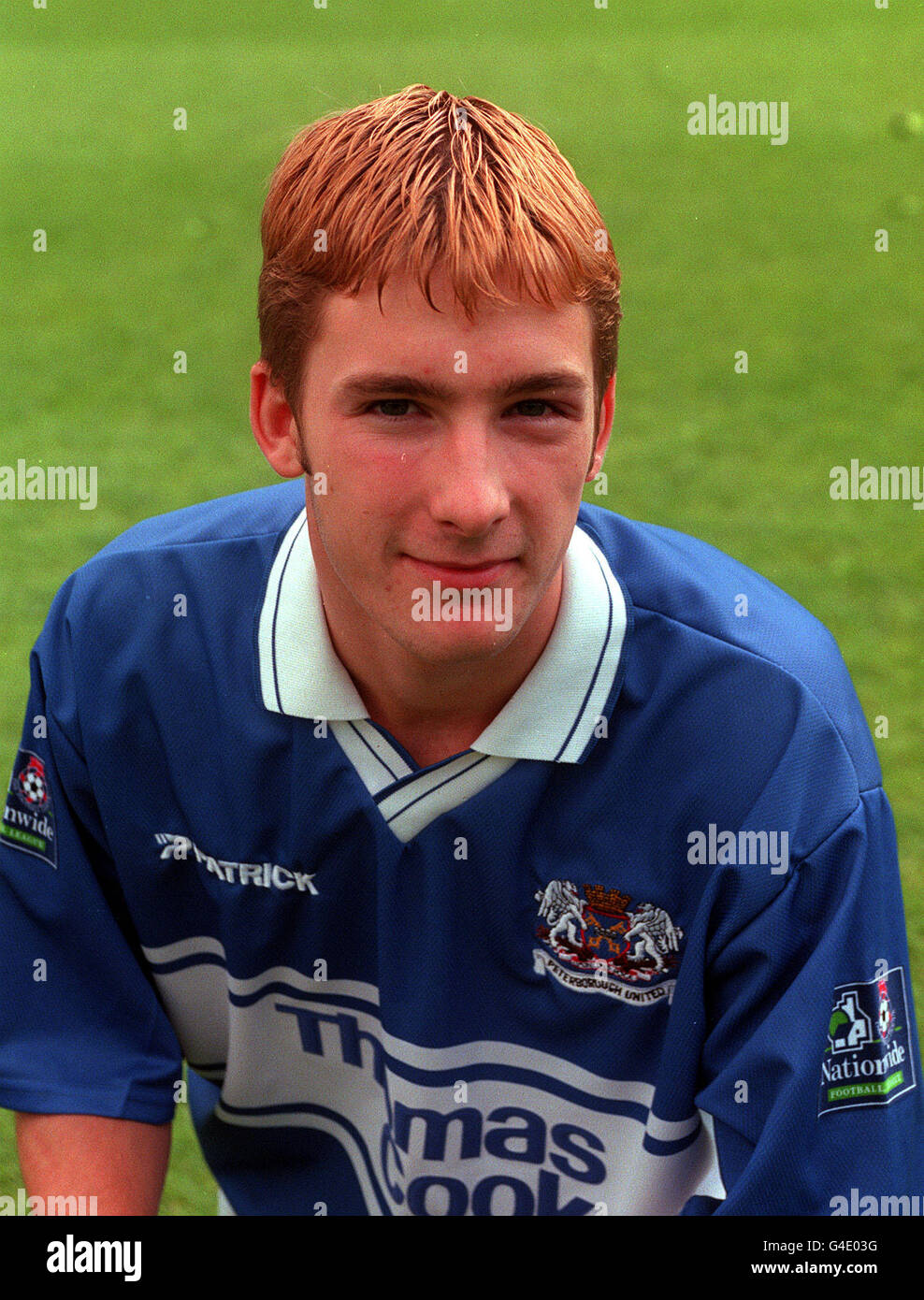ADAM DRURY OF PETERBOROUGH UNITED FOOTBALL CLUB AT THE LONDON ROAD ...