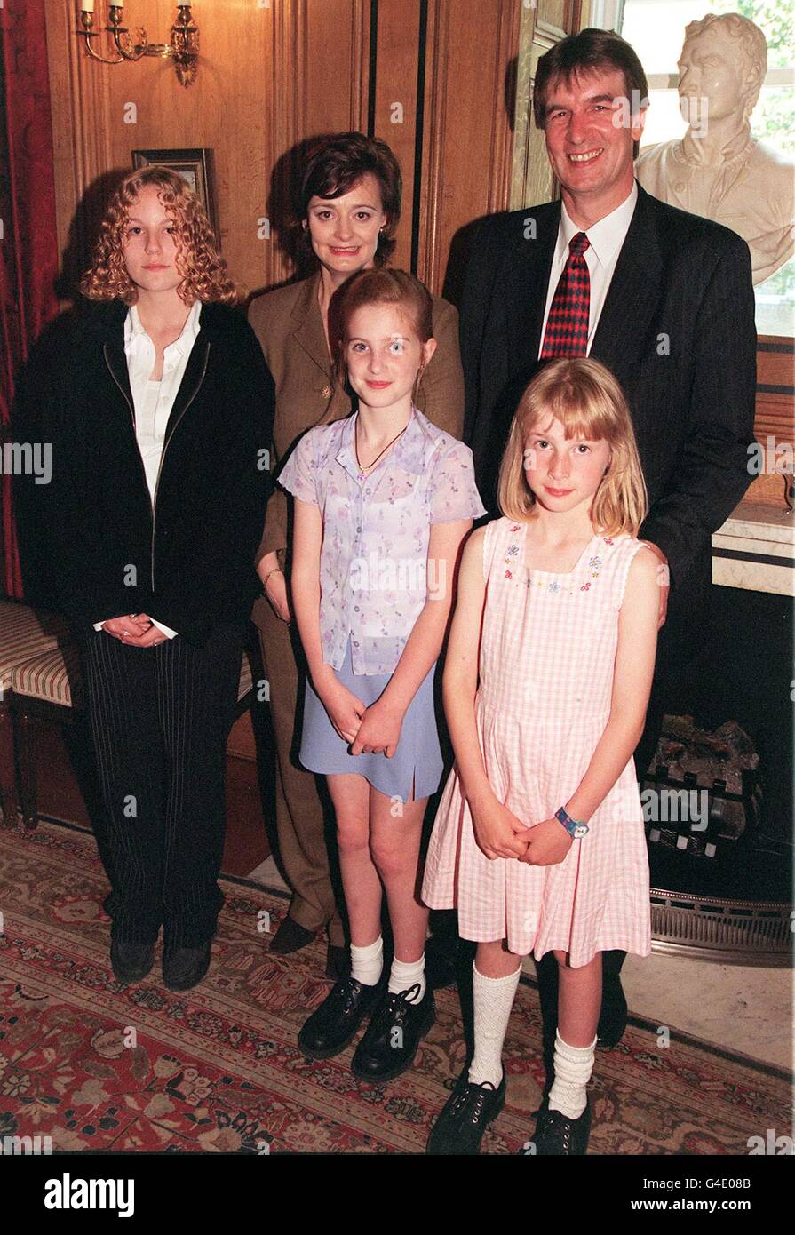 Prime wife cherie blair with mp philip sawford gregory hi-res stock ...