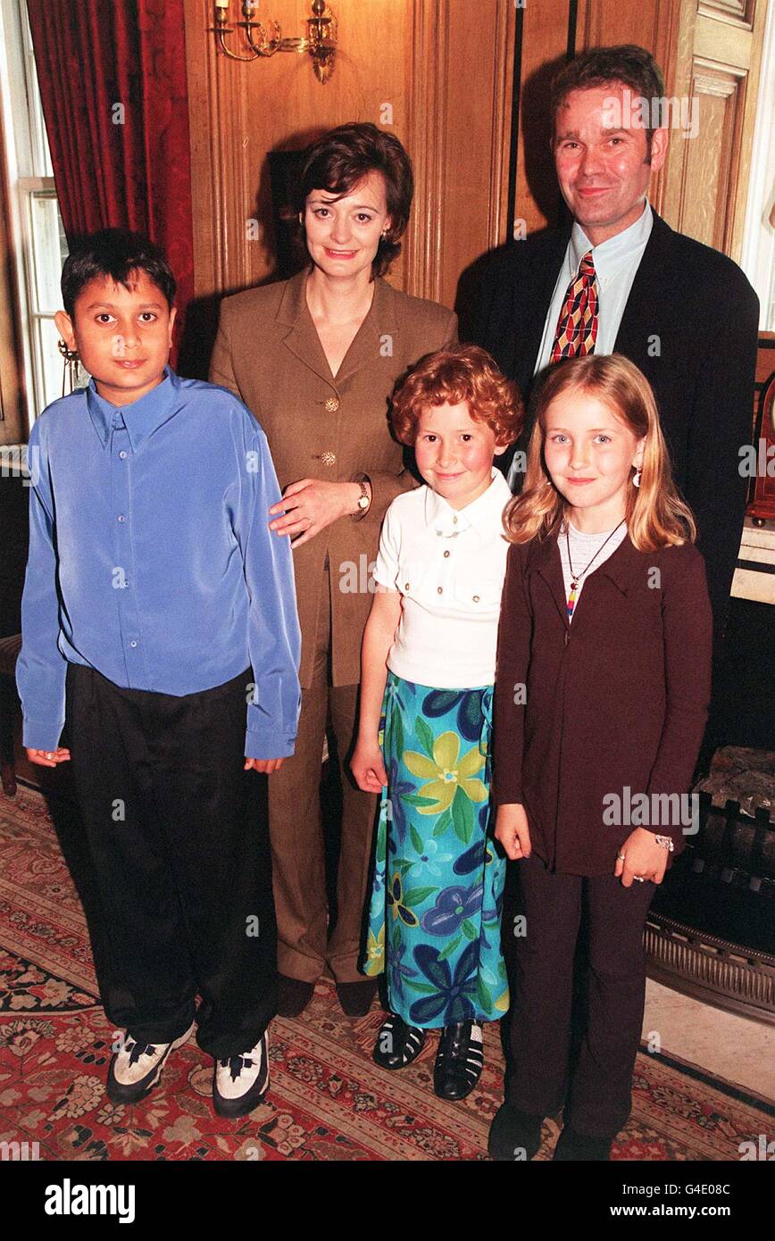 Prime Minsister's wife Cherie Blair with MP Paul Stinchcombe and ...