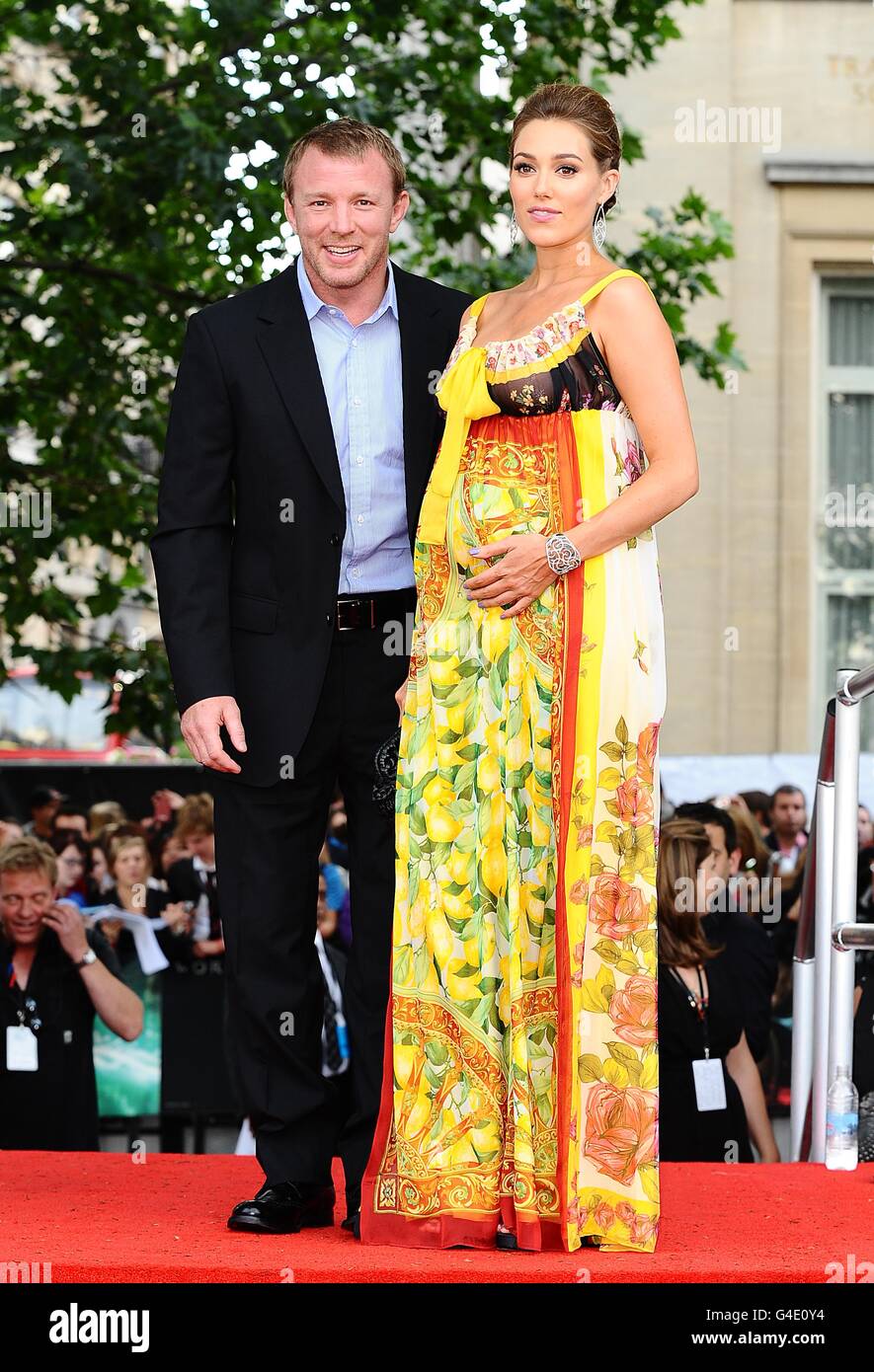 Guy Ritchie and girlfriend Jacqui Ainsley arriving for the world ...