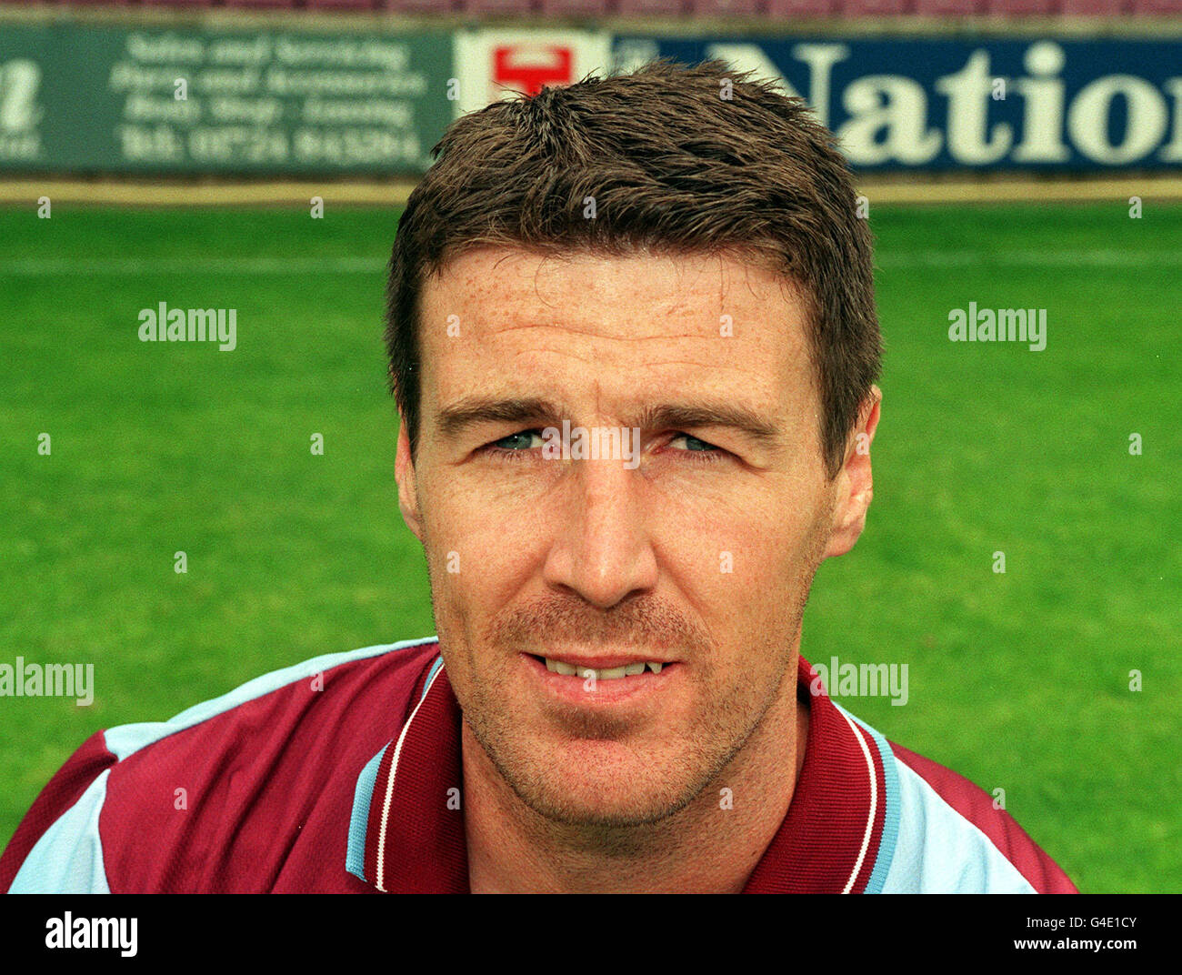 Richard logan of scunthorpe united football club hi-res stock ...