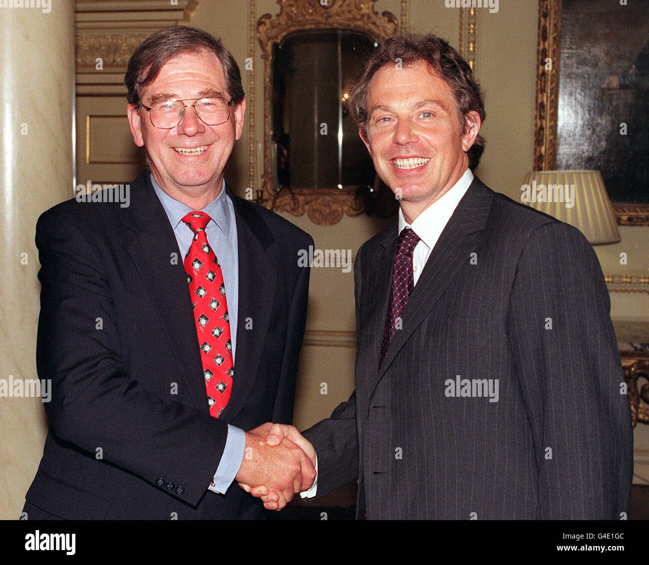 PM Blair RDA head Lickiss Stock Photo - Alamy