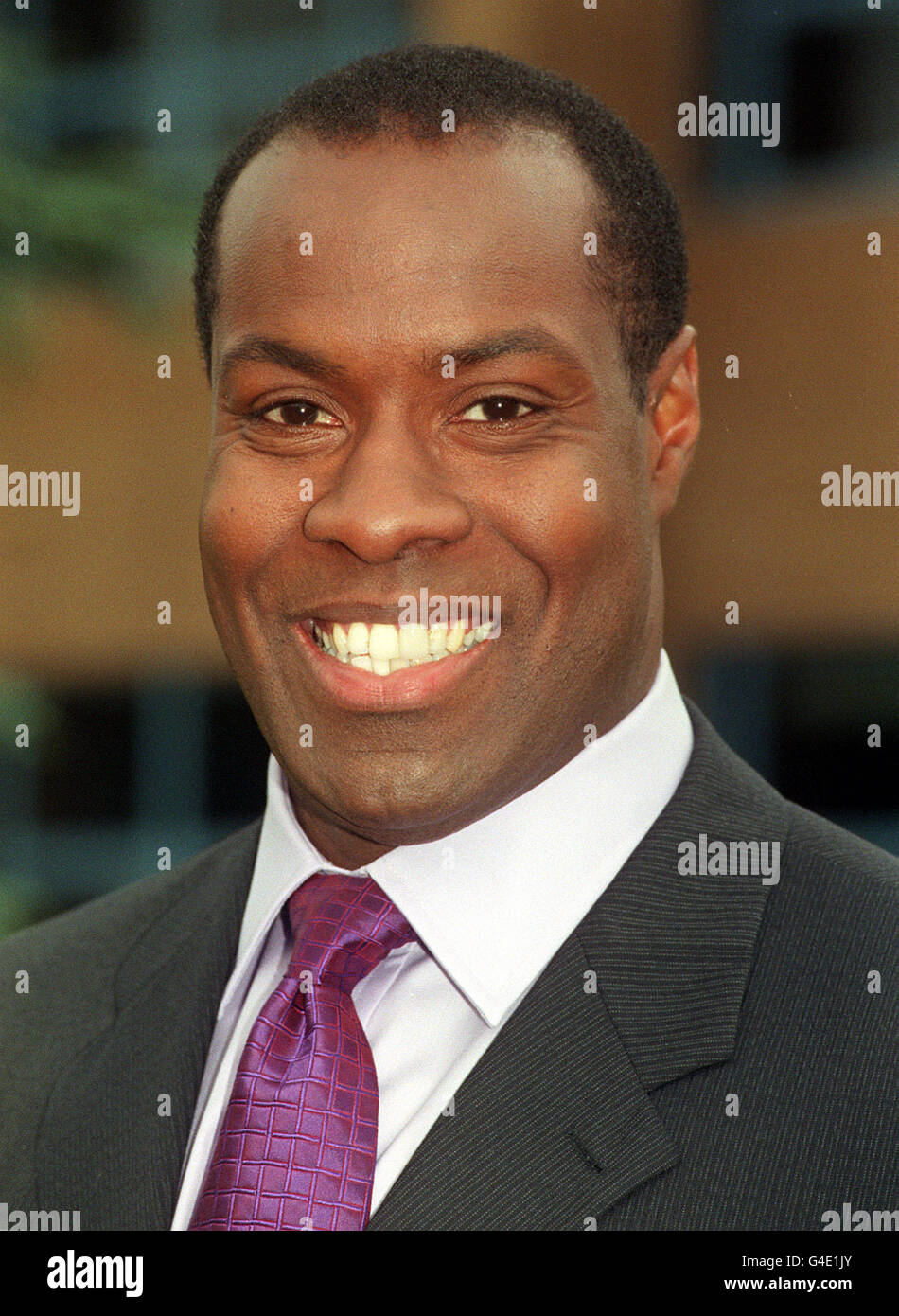 PA NEWS PHOTO 29/07/98 MIKE WEDDERBURN, ONE OF THE PRESENTERS OF THE ...