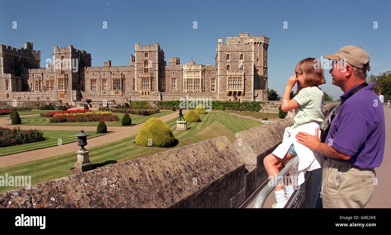Windsor Castle E. terrace Stock Photo - Alamy